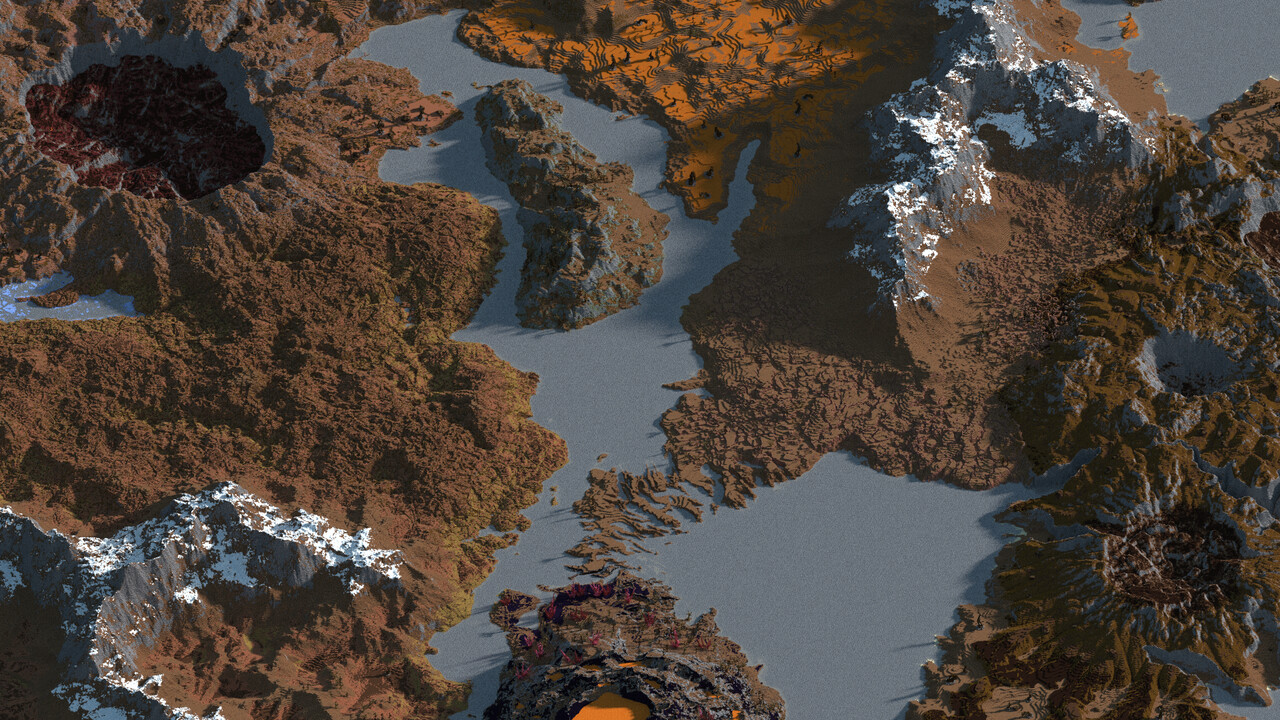 Dead Wastes - 4000x4000 Minecraft Map