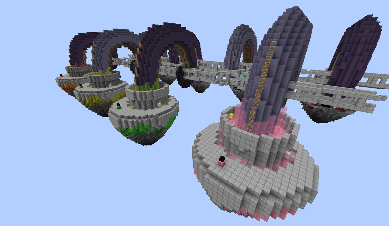 Minecraft CubeCraft Games EggWars Tentacles Map Minecraft Map