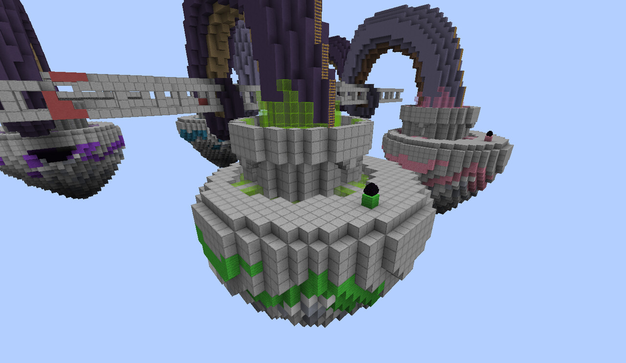 Minecraft CubeCraft Games EggWars Tentacles Map Minecraft Map