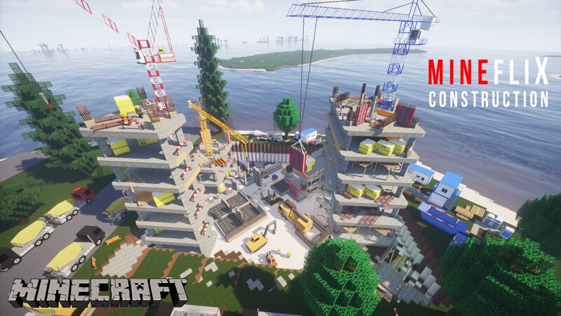 RESIDENTIAL CONSTRUCTION SITE MAP Minecraft Map