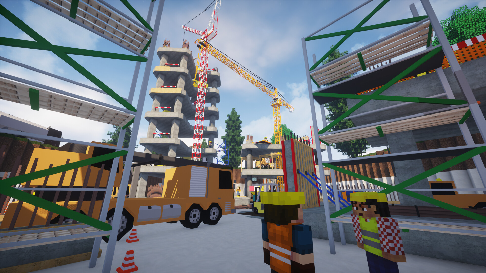 RESIDENTIAL CONSTRUCTION SITE MAP Minecraft Map