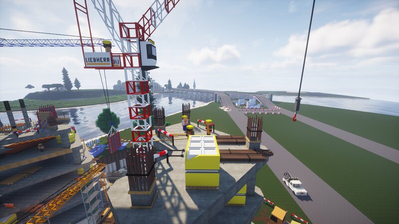 RESIDENTIAL CONSTRUCTION SITE MAP Minecraft Map