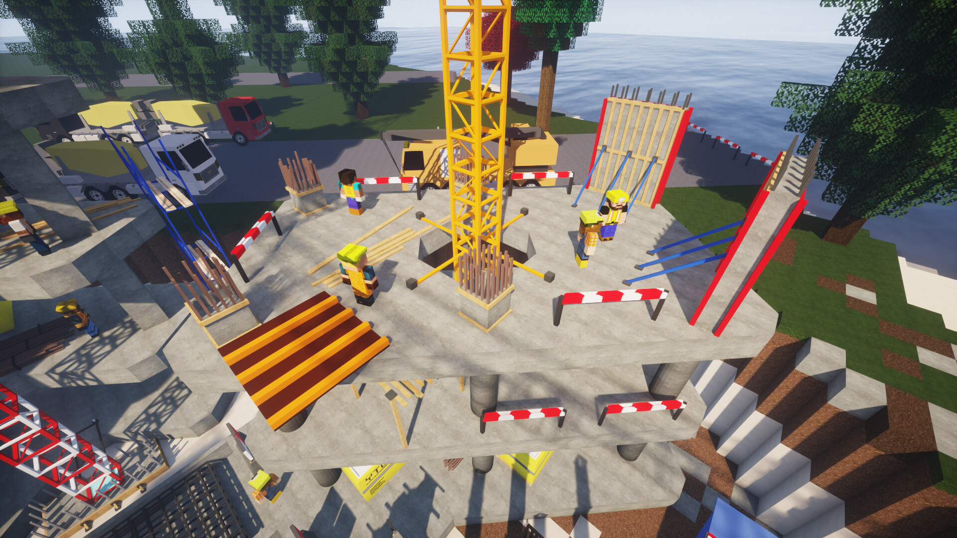 RESIDENTIAL CONSTRUCTION SITE MAP Minecraft Map