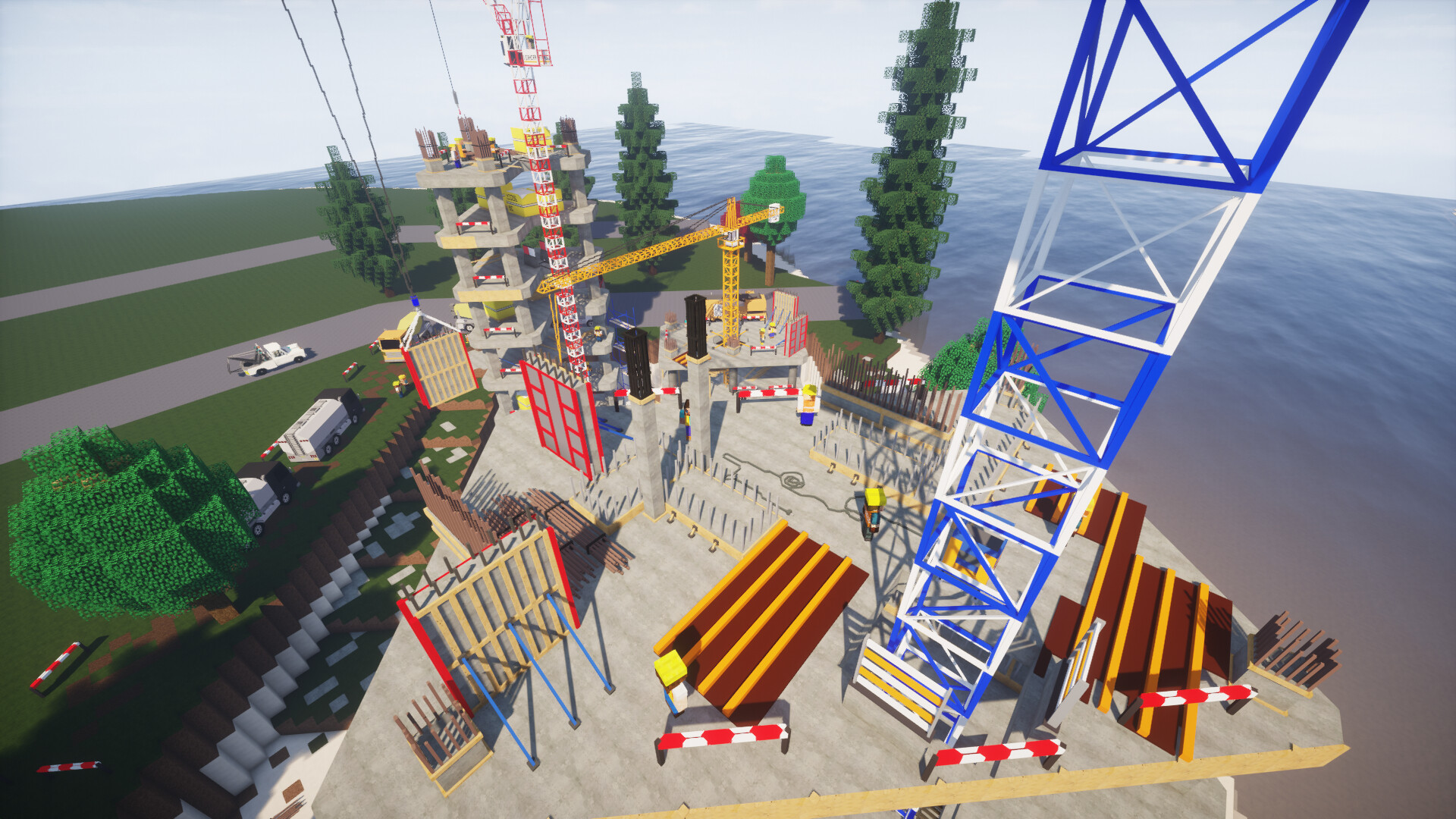 RESIDENTIAL CONSTRUCTION SITE MAP Minecraft Map