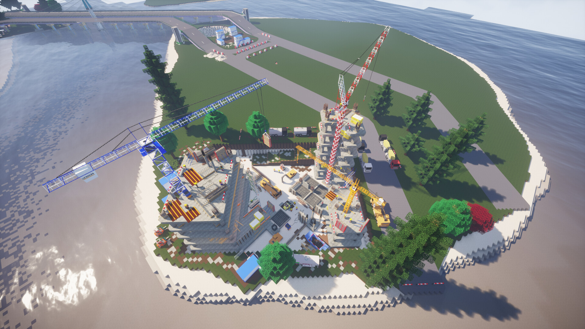 RESIDENTIAL CONSTRUCTION SITE MAP Minecraft Map