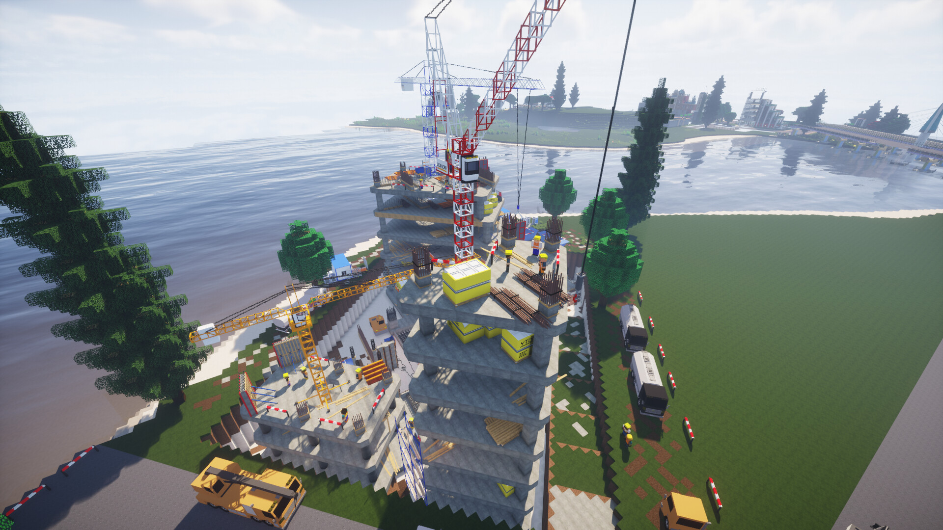 RESIDENTIAL CONSTRUCTION SITE MAP Minecraft Map