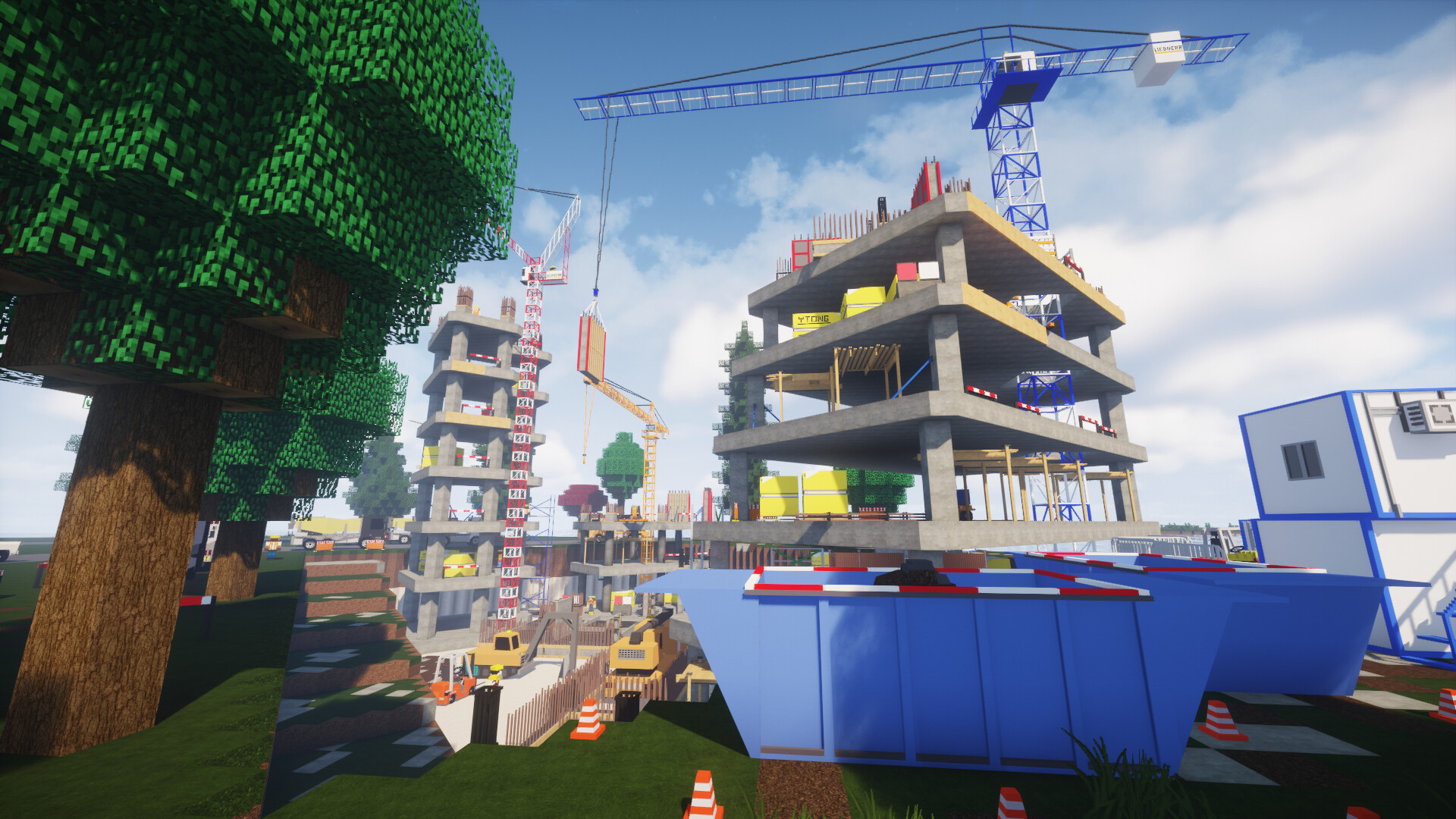 RESIDENTIAL CONSTRUCTION SITE MAP Minecraft Map