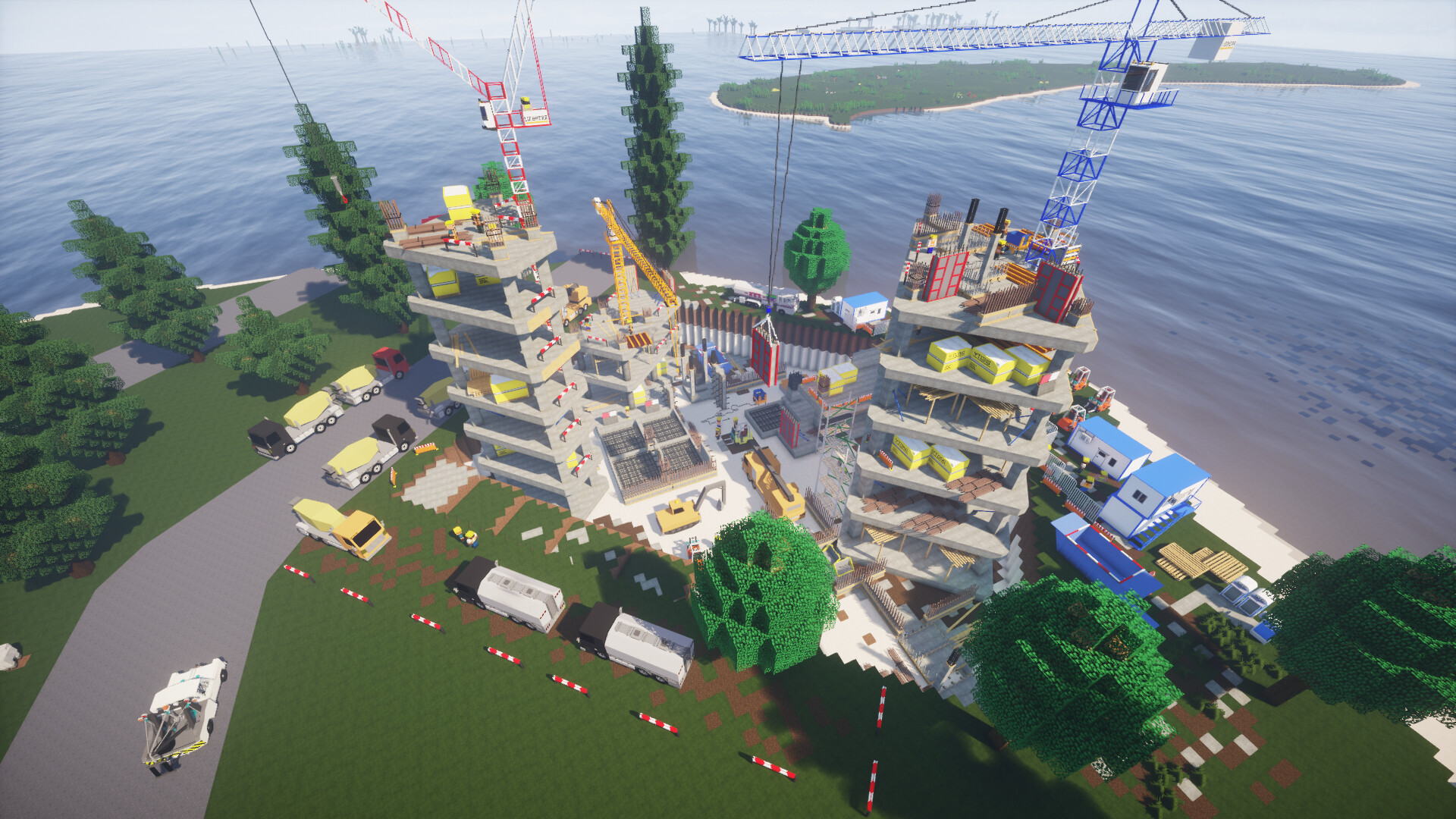 RESIDENTIAL CONSTRUCTION SITE MAP Minecraft Map