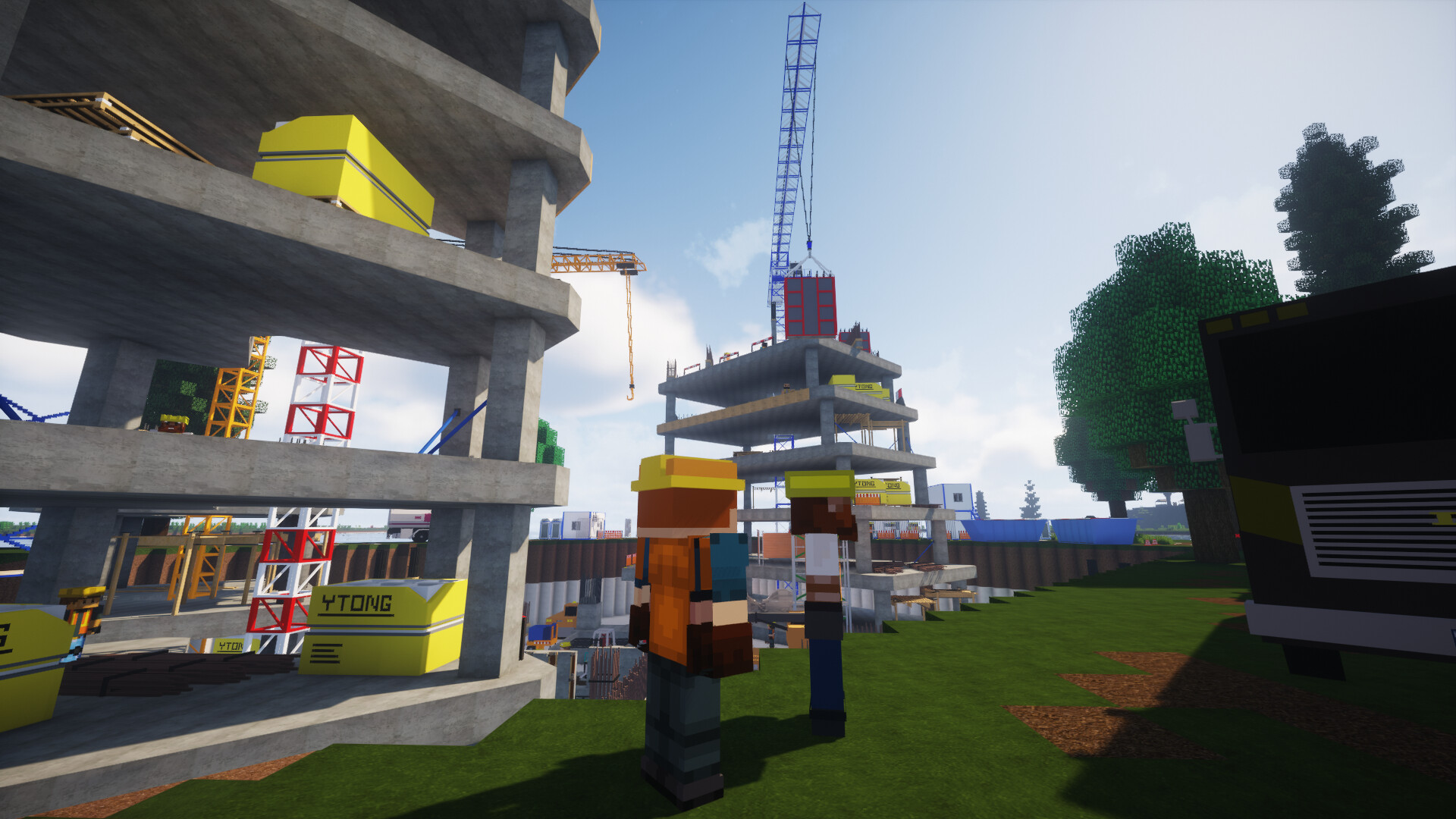 RESIDENTIAL CONSTRUCTION SITE MAP Minecraft Map