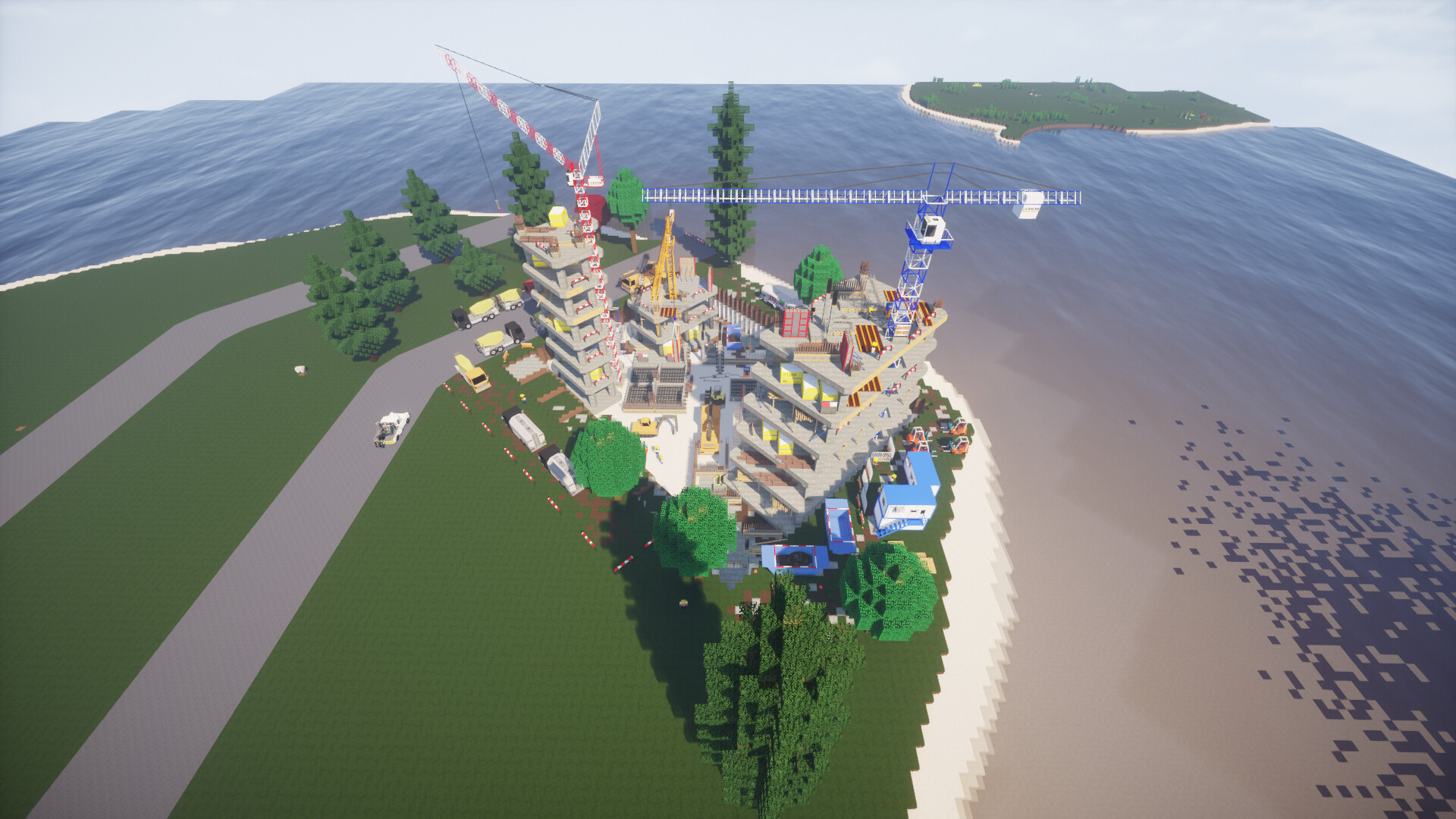 RESIDENTIAL CONSTRUCTION SITE MAP Minecraft Map