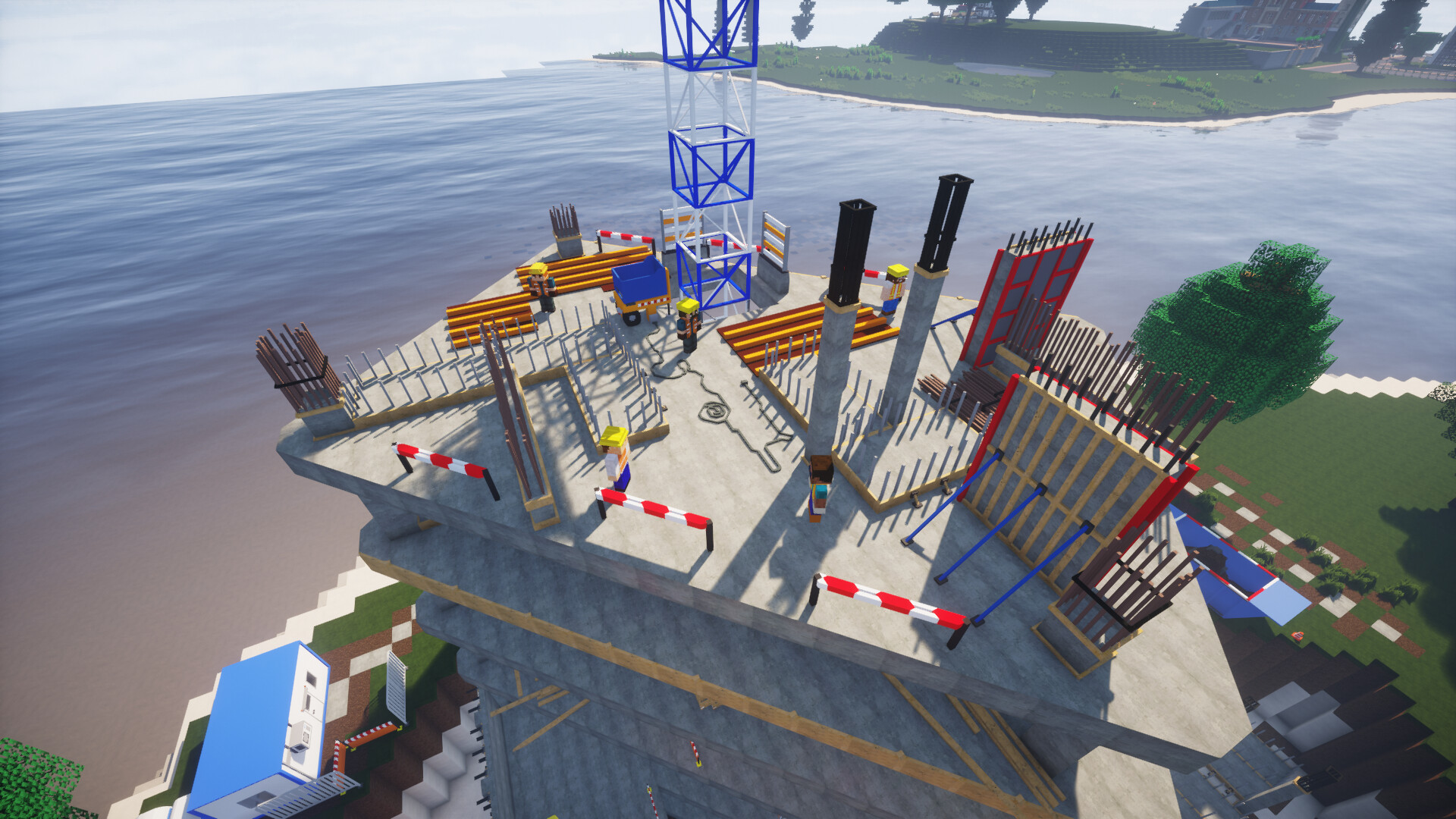 RESIDENTIAL CONSTRUCTION SITE MAP Minecraft Map