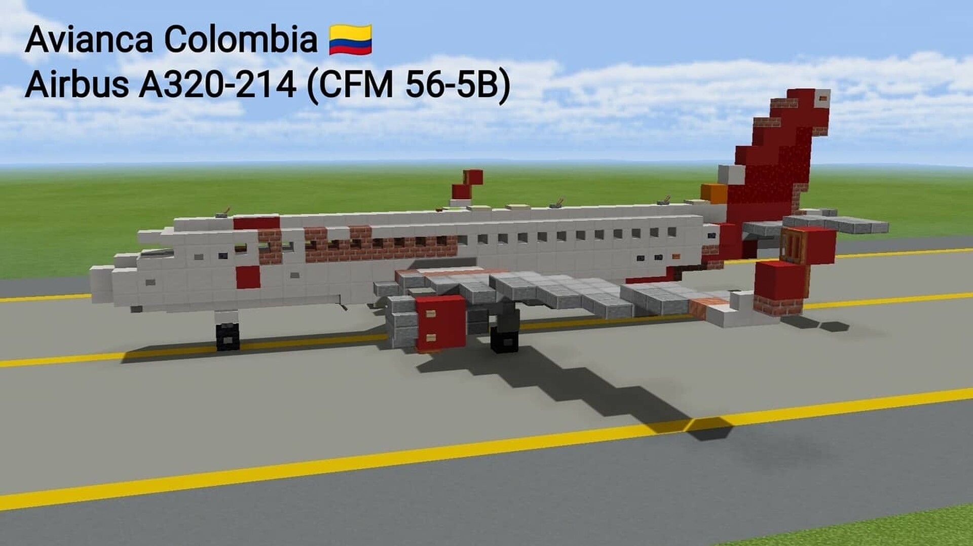 Airbus A320-200 1:1 Scale Minecraft Map
