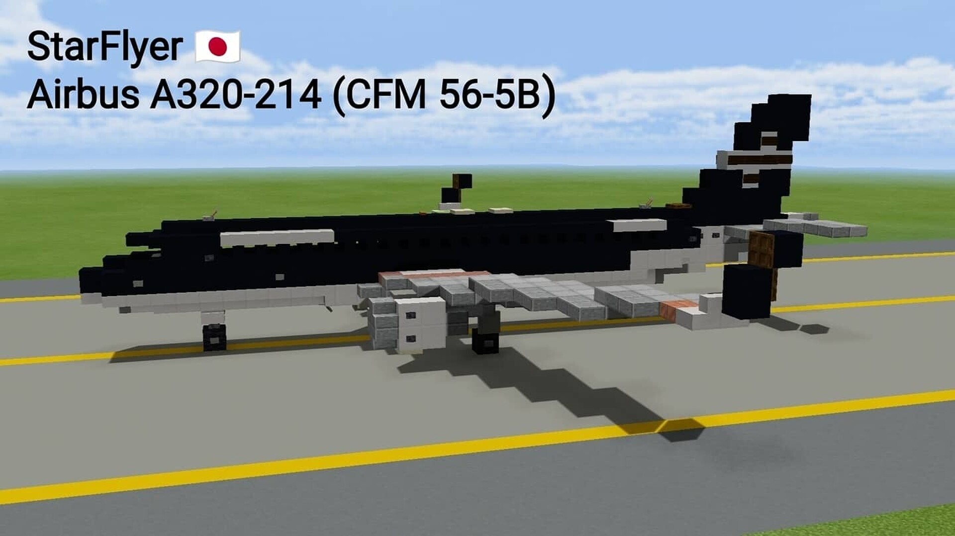 Airbus A320-200 1:1 Scale Minecraft Map