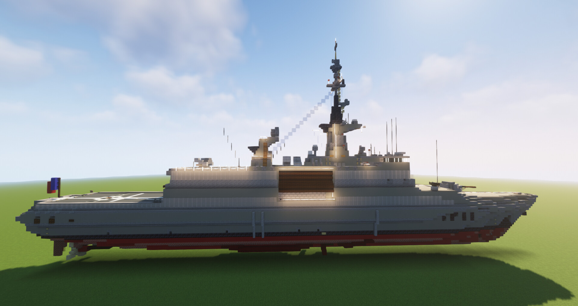 La Fayette Class Frigate Minecraft Map