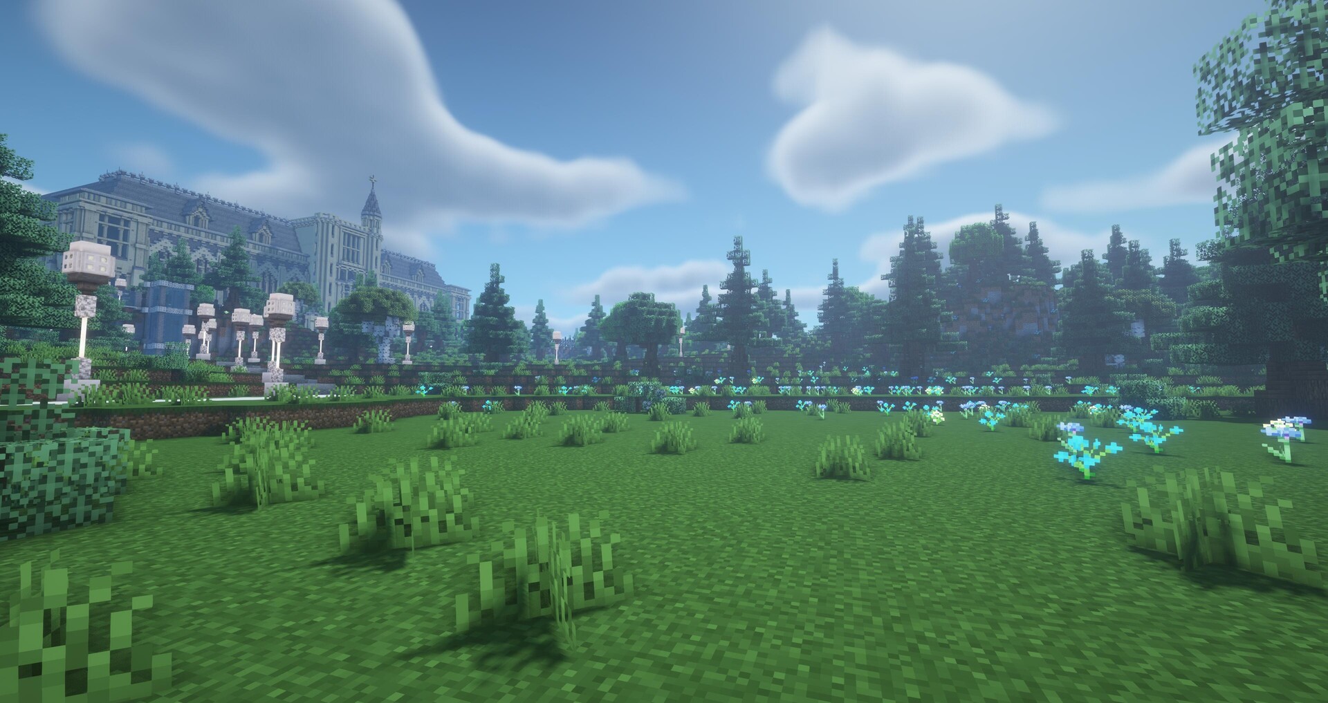 HMANS - Modern University Campus (Approx. 1000 by 800 blocks) Minecraft Map