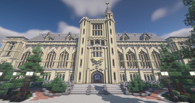 HMANS - Modern University Campus (Approx. 1000 by 800 blocks) Minecraft Map