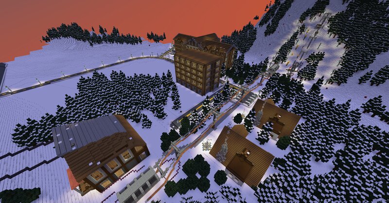 Diamond Peaks Ski Resort-Demo Release 2 Minecraft Map