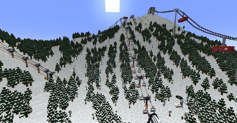 Diamond Peaks Ski Resort-Demo Release 2 Minecraft Map