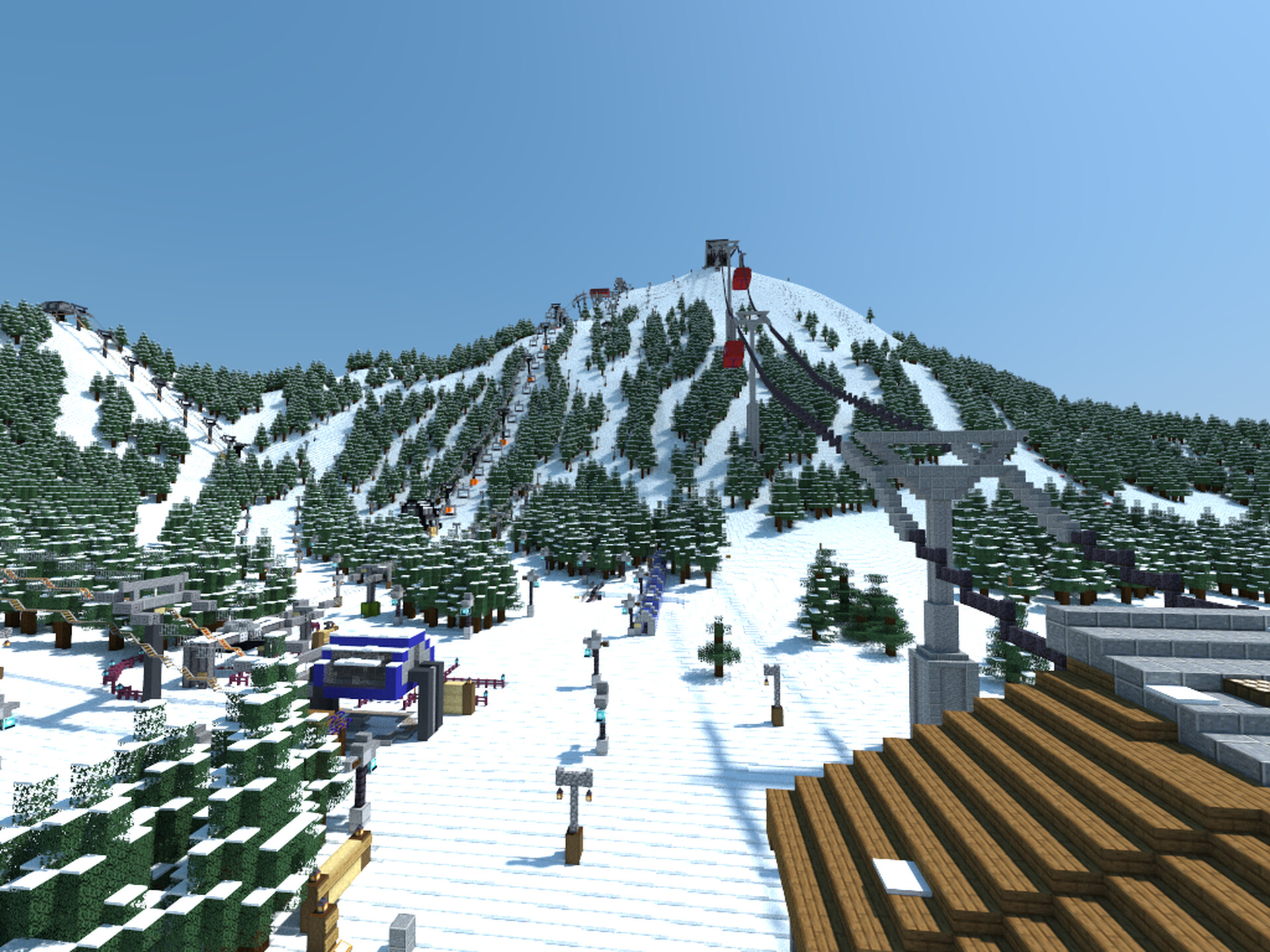 Diamond Peaks Ski Resort-Demo Release 2 Minecraft Map