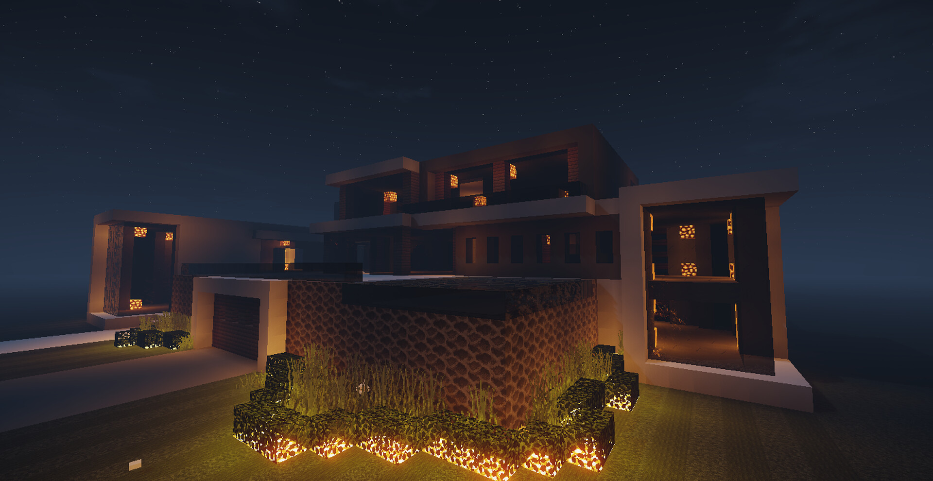Modern Mansion #3 Map + Schematic Minecraft Map