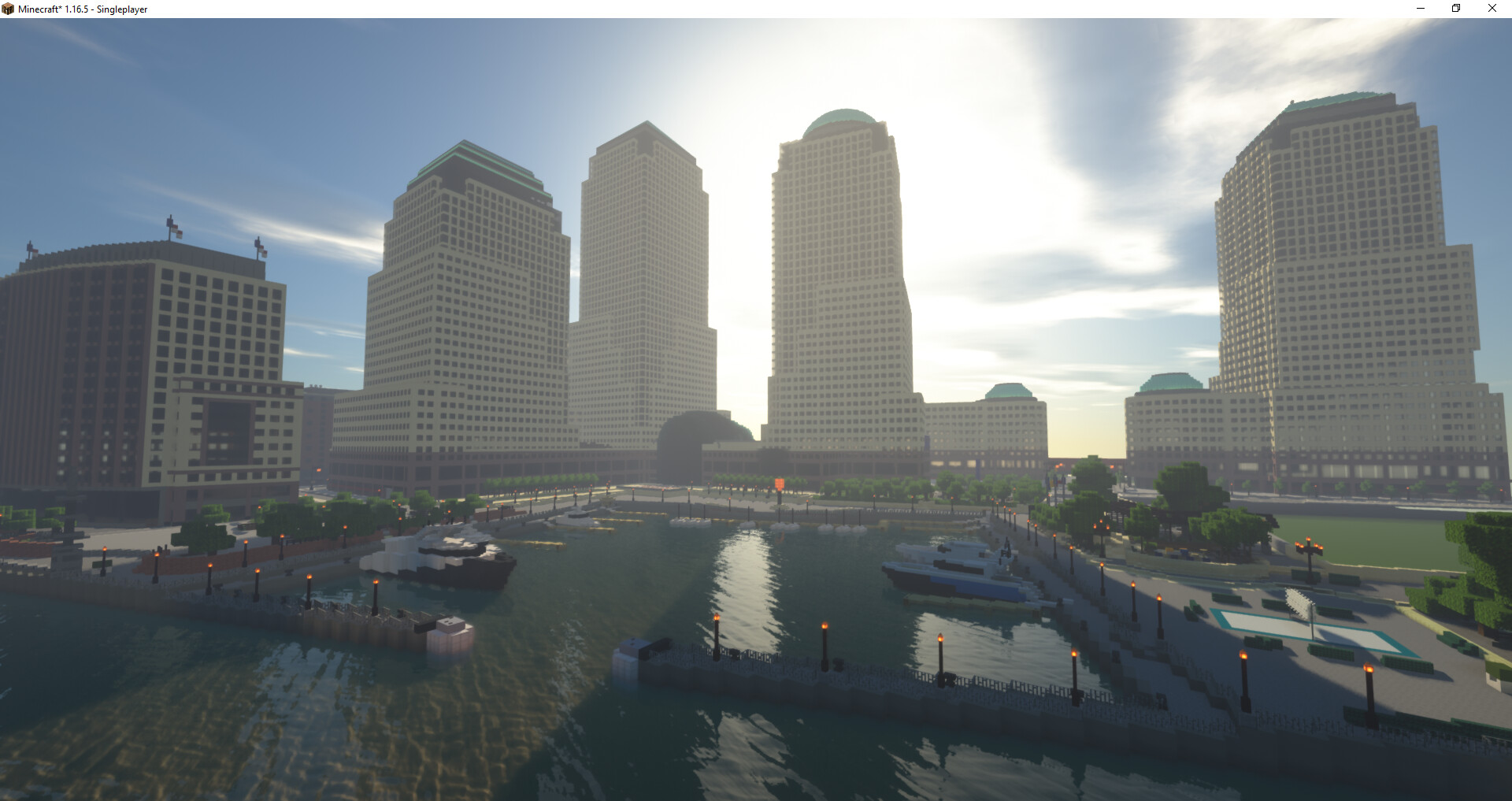 World Financial Center Minecraft (1:1 Scale) Minecraft Map