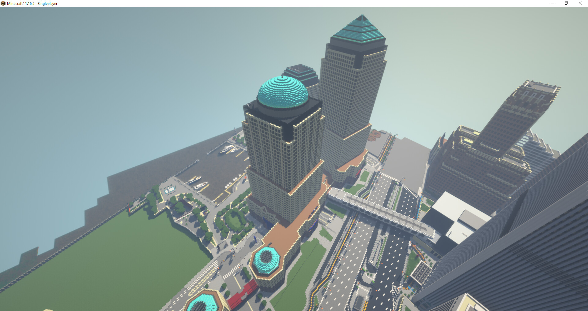 World Financial Center Minecraft (1:1 Scale) Minecraft Map
