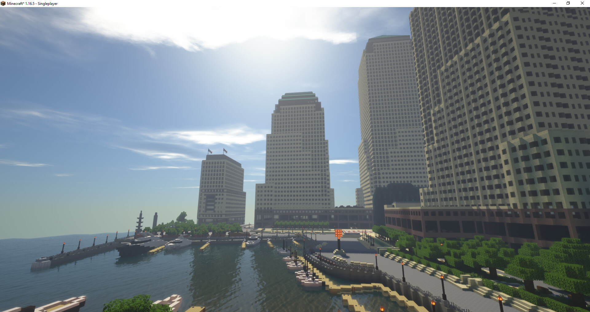 World Financial Center Minecraft (1:1 Scale) Minecraft Map