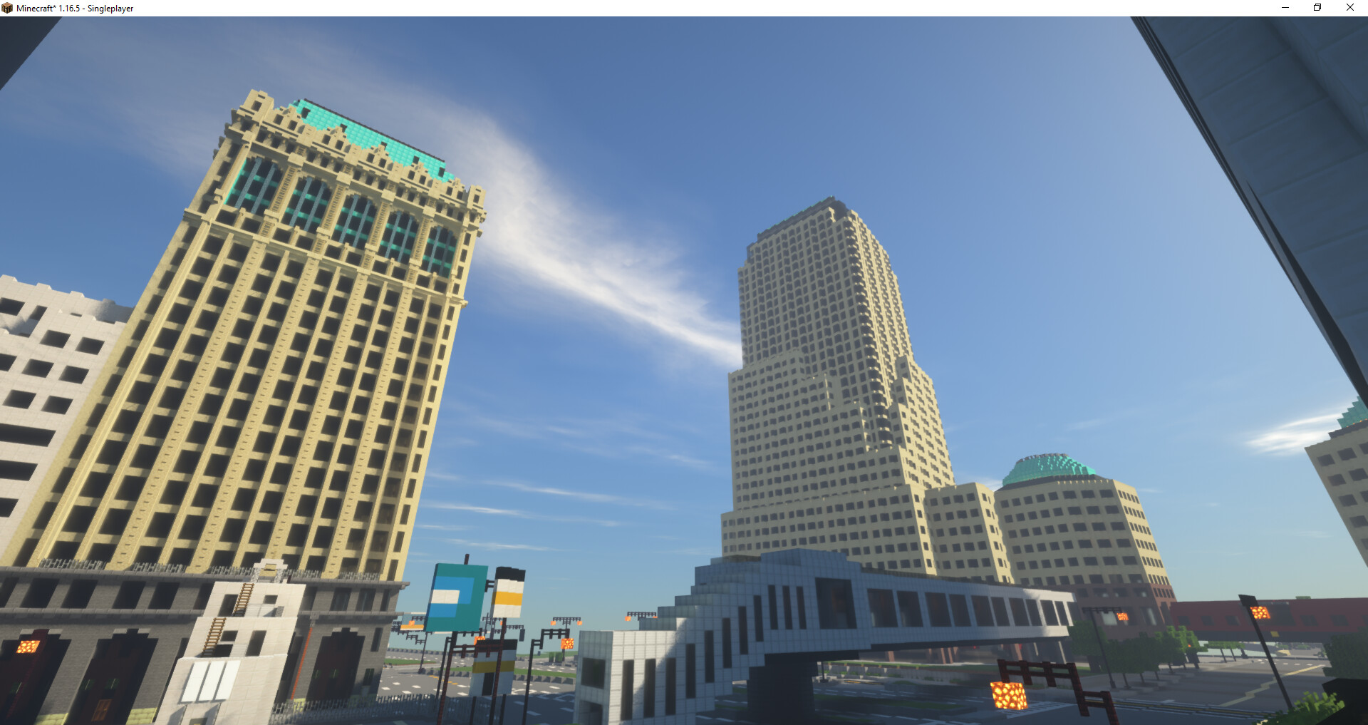 World Financial Center Minecraft (1:1 Scale) Minecraft Map