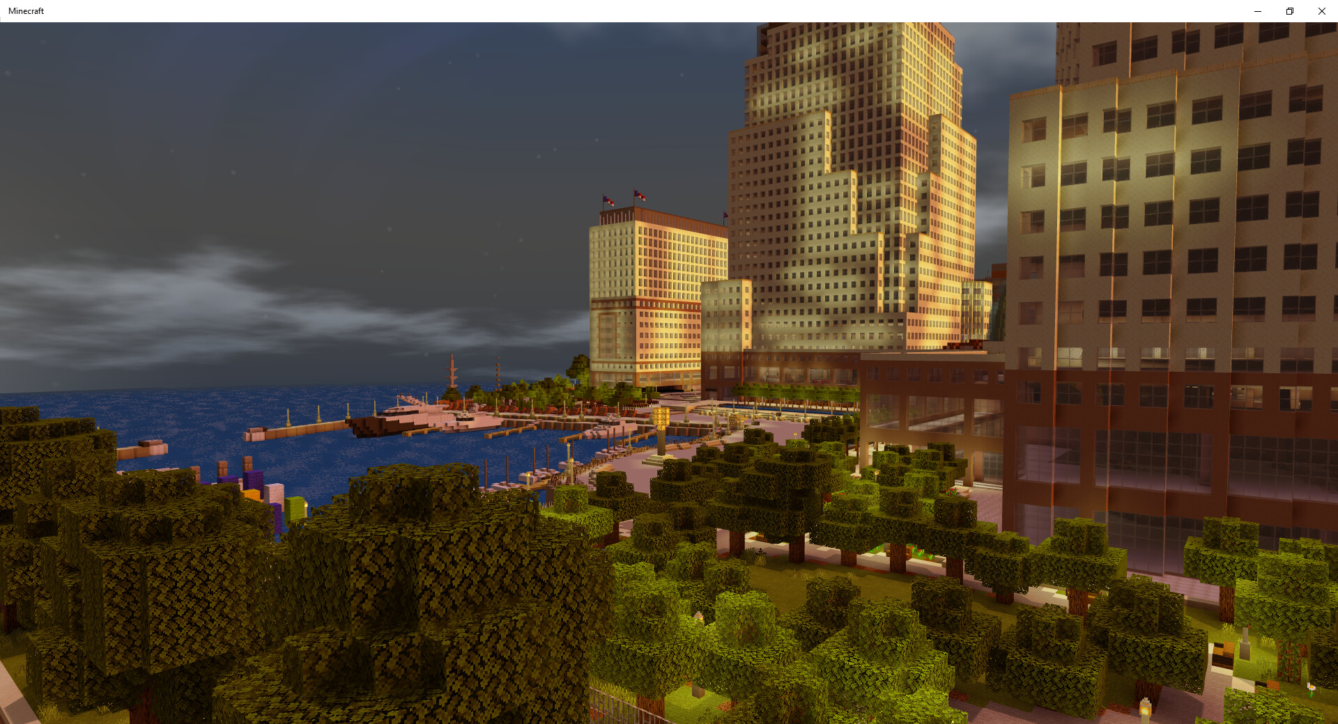World Financial Center Minecraft (1:1 Scale) Minecraft Map