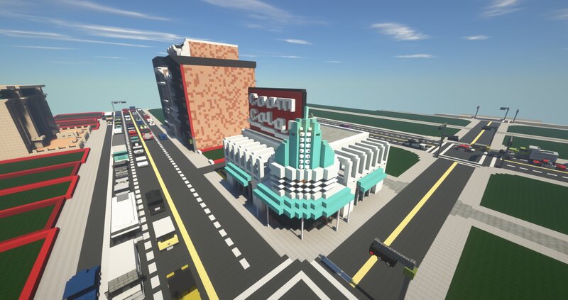 1950s "Ursula's" Diner Minecraft Map