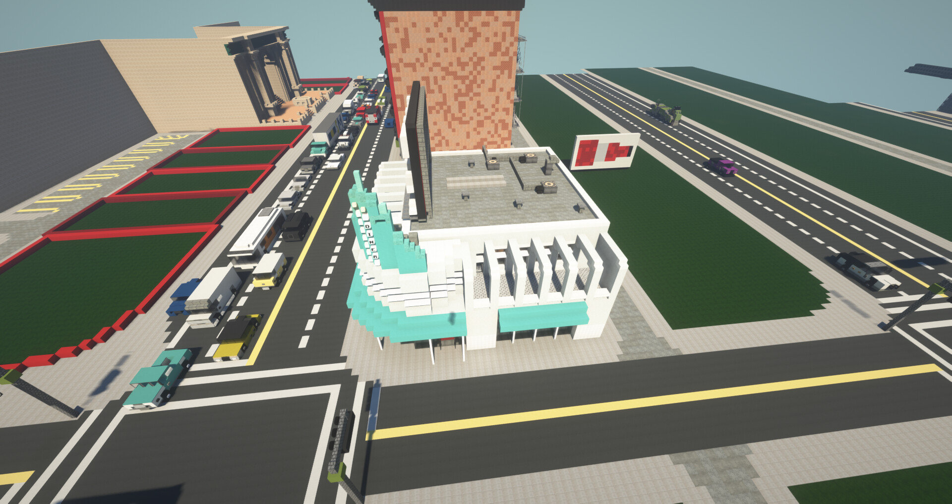 1950s "Ursula's" Diner Minecraft Map