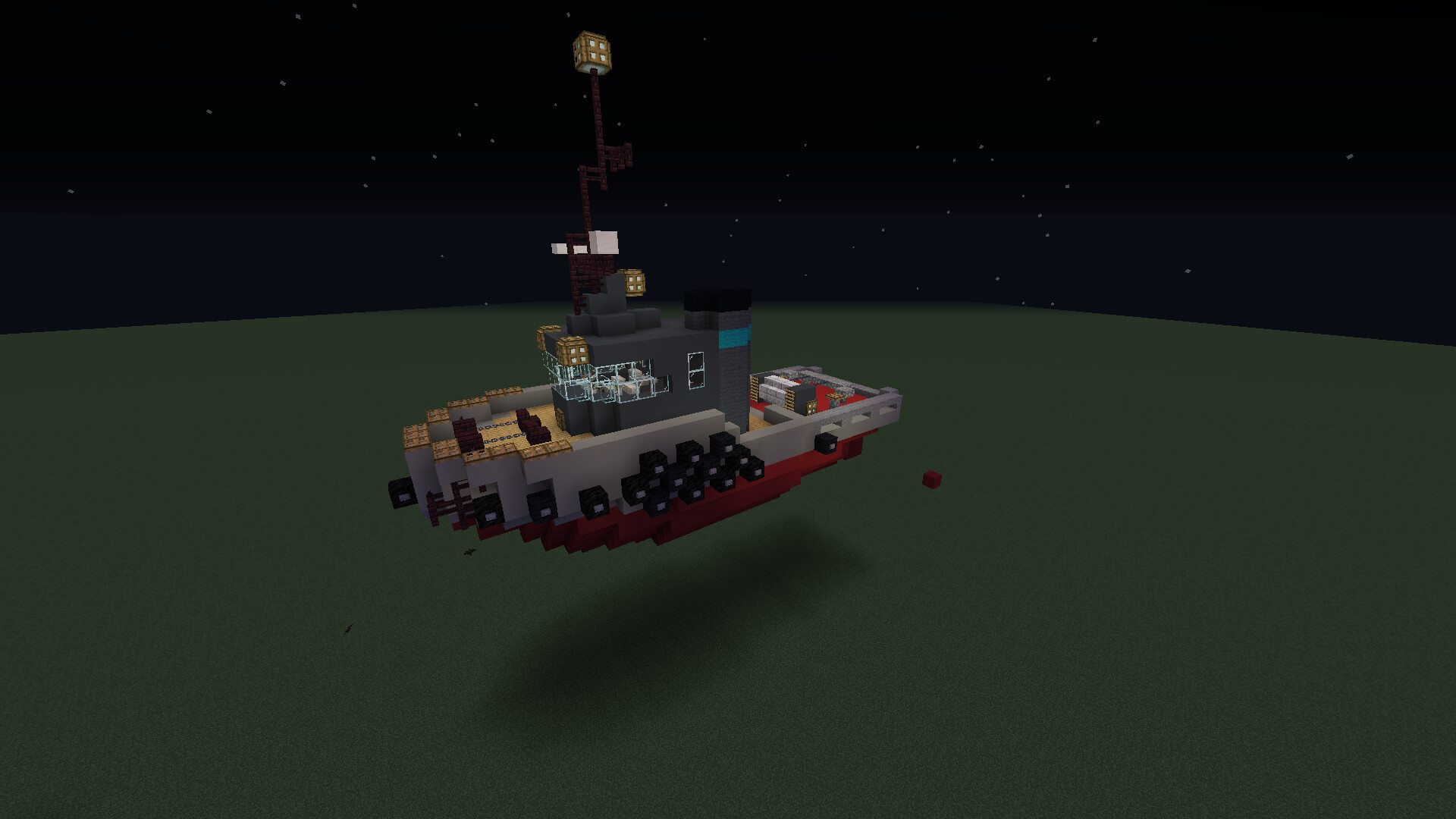 tugboat, with interior (Download) Minecraft Map