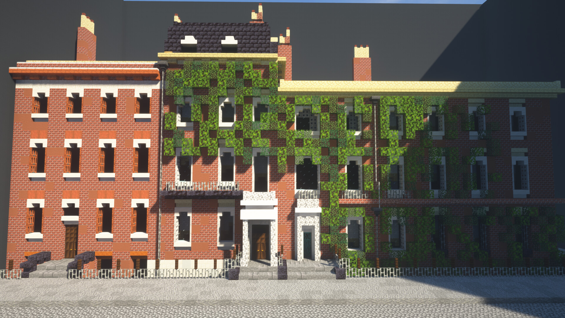 Row of City Houses Minecraft Map