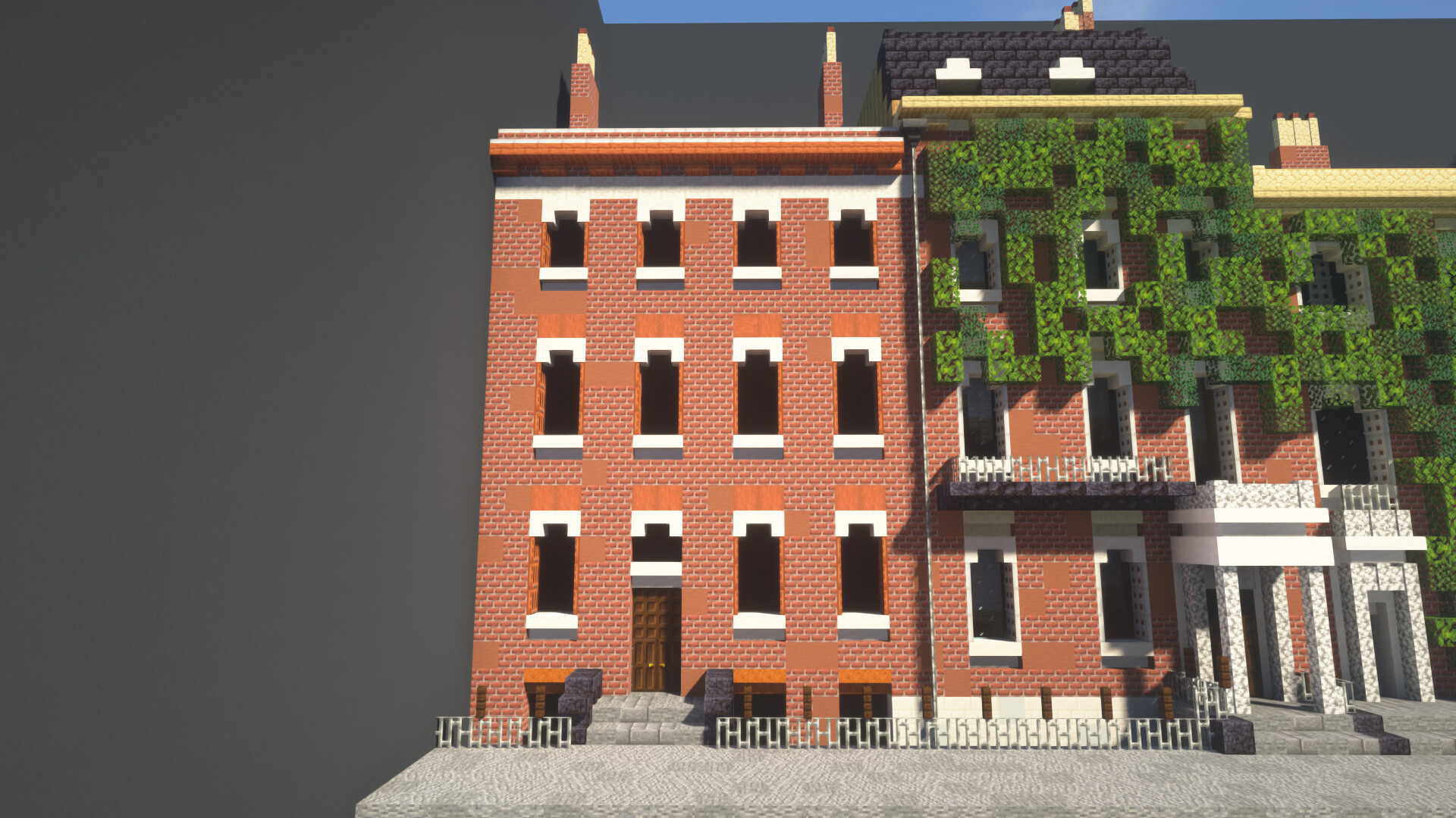 Row of City Houses Minecraft Map
