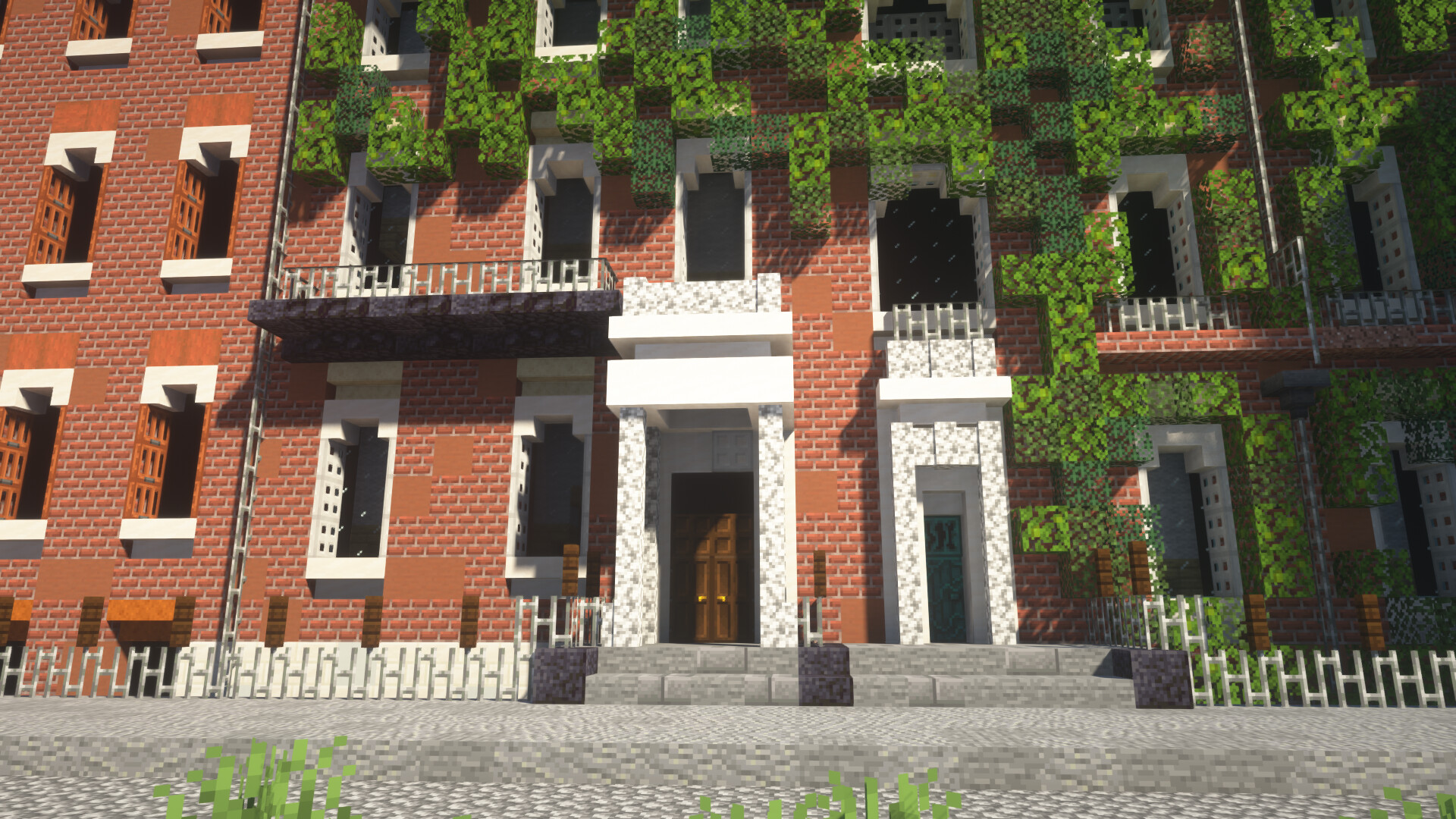 Row of City Houses Minecraft Map