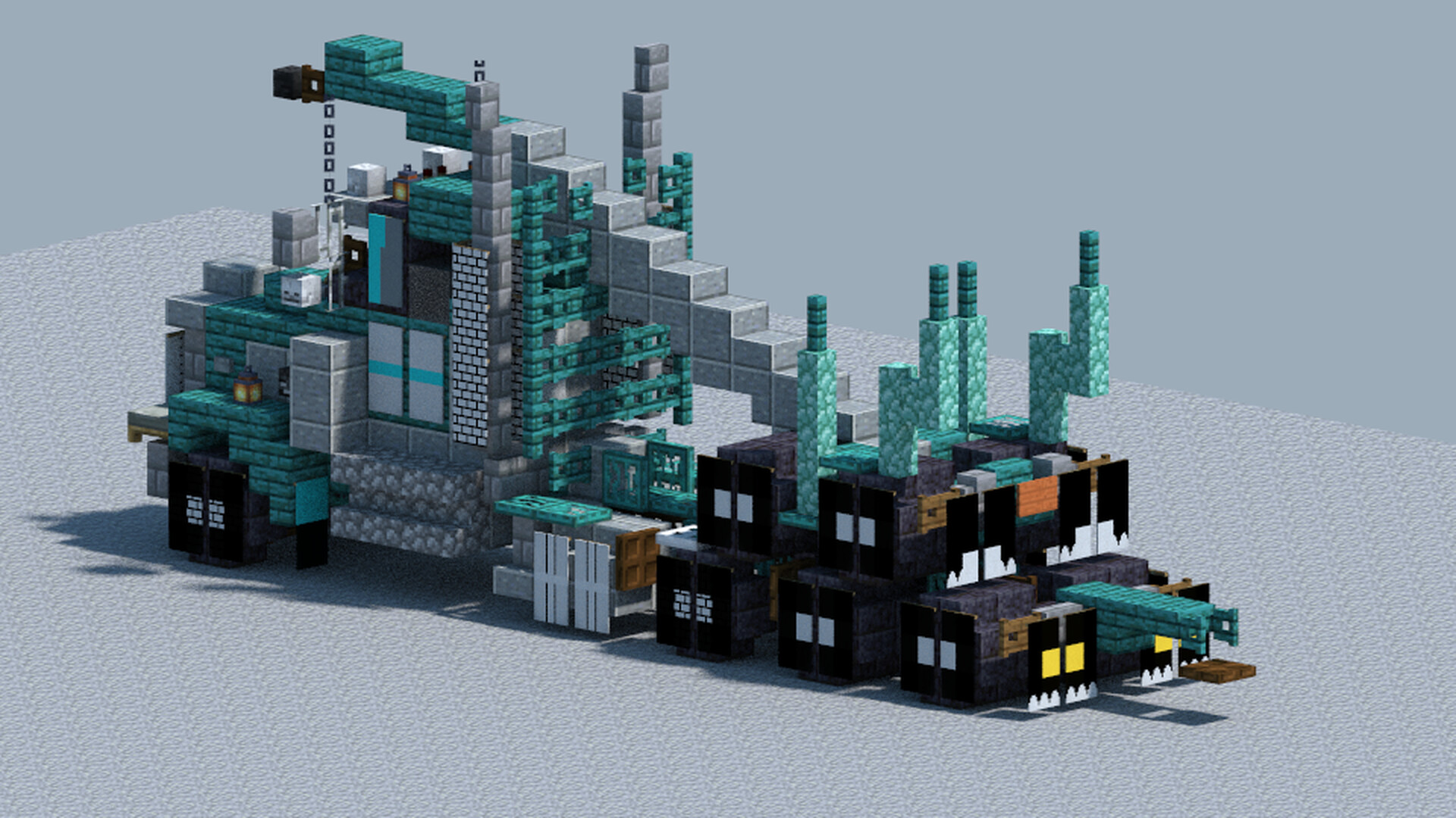 Kenworth W900B, Log Truck [With Download] Minecraft Map