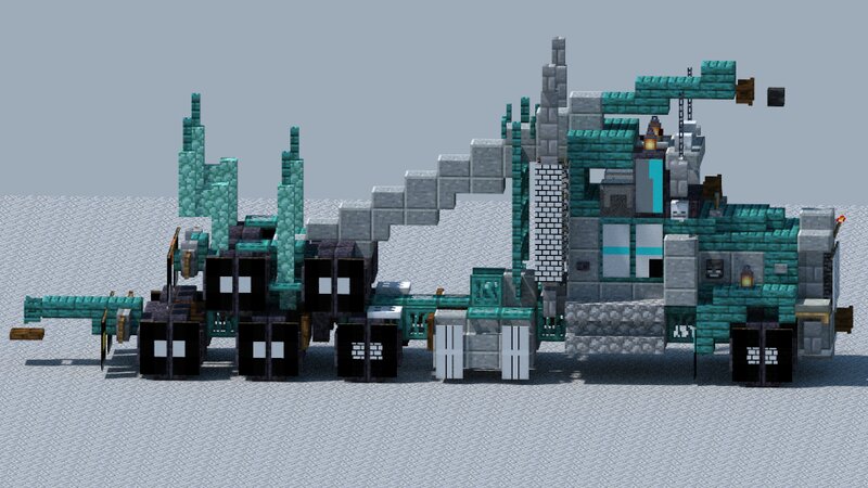 Kenworth W900B, Log Truck [With Download] Minecraft Map