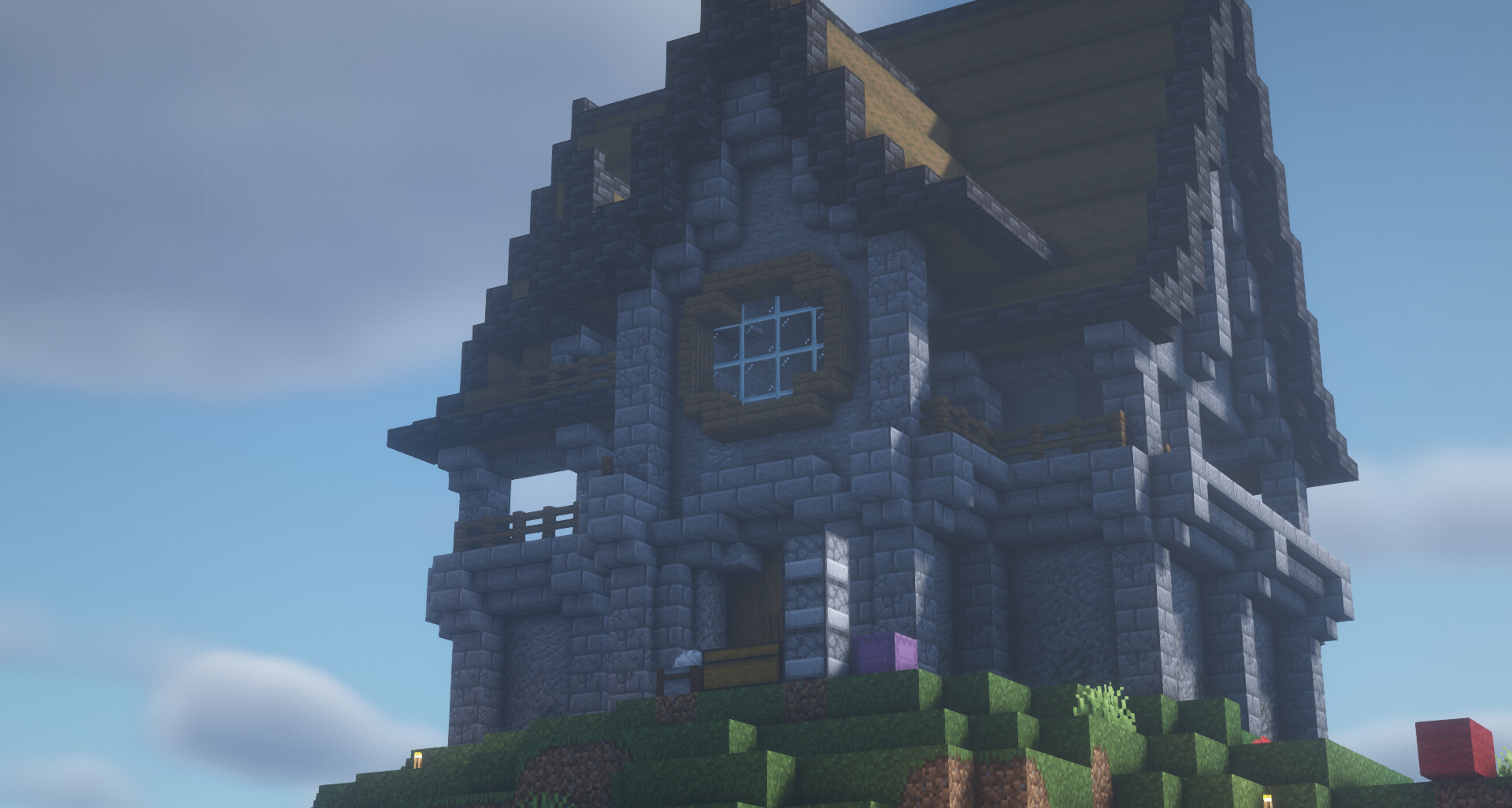Stone house 1 (litematica) Minecraft Map