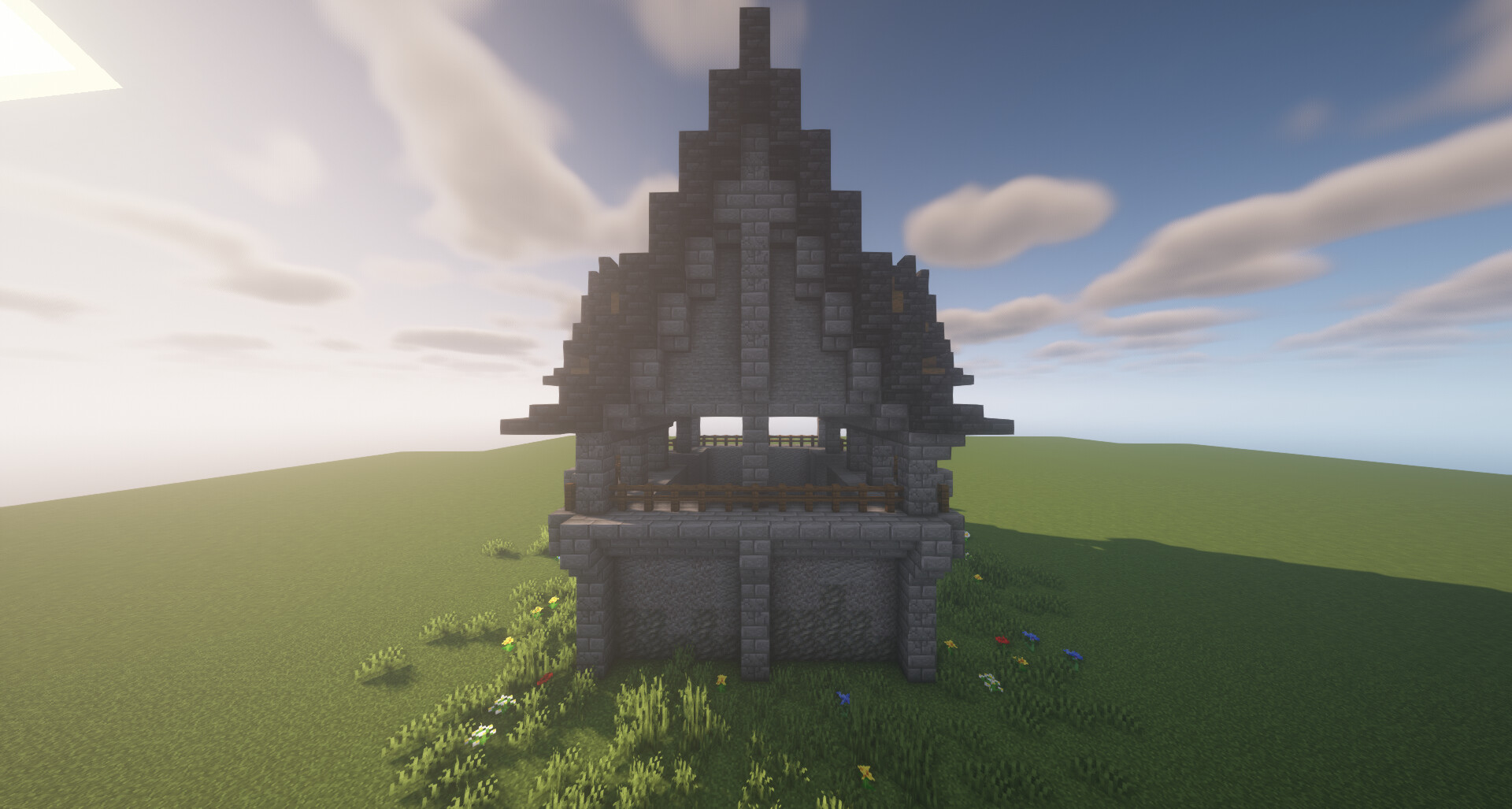Stone house 1 (litematica) Minecraft Map
