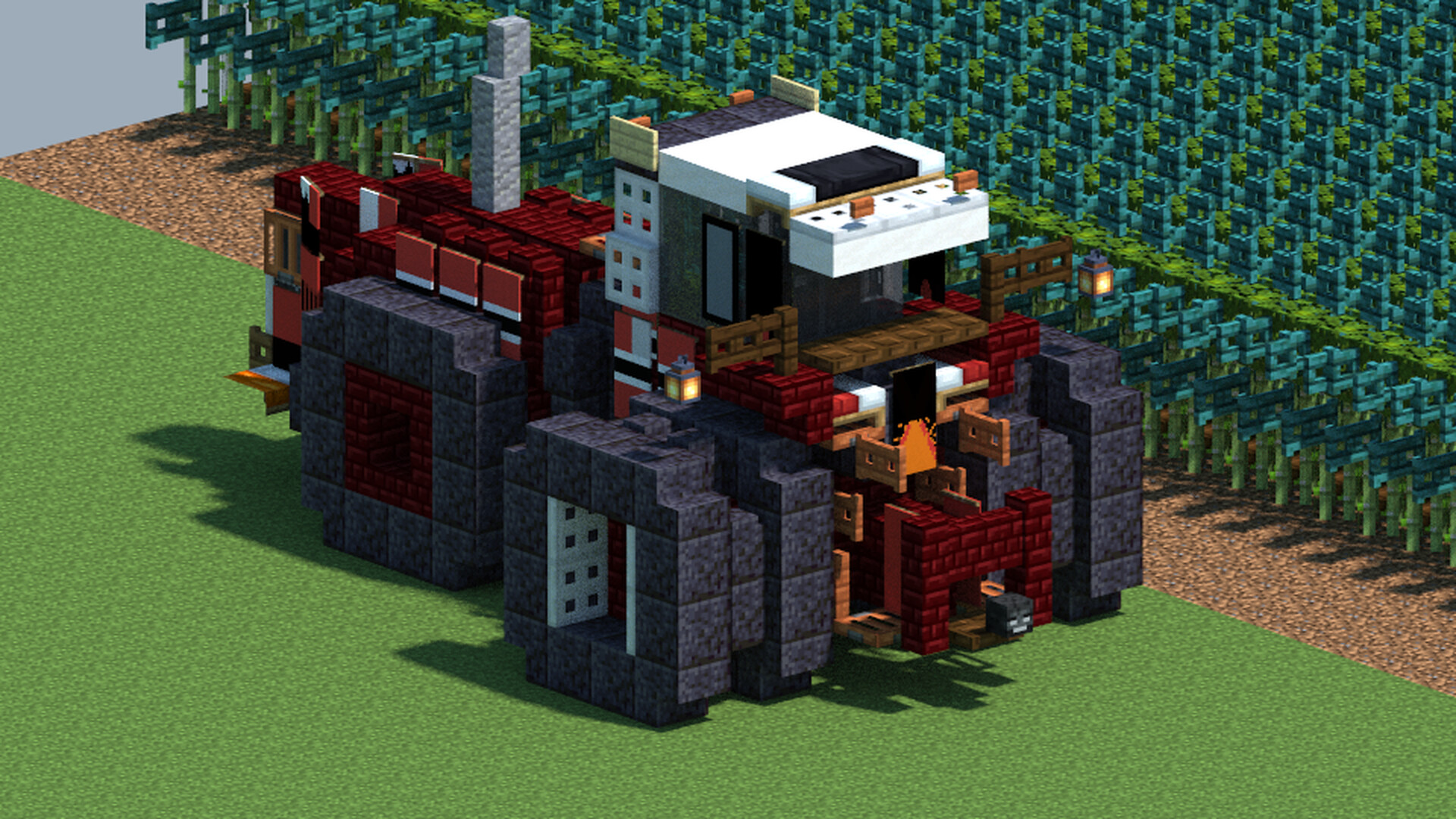 International 3788, 4WD tractor [With Download] Minecraft Map