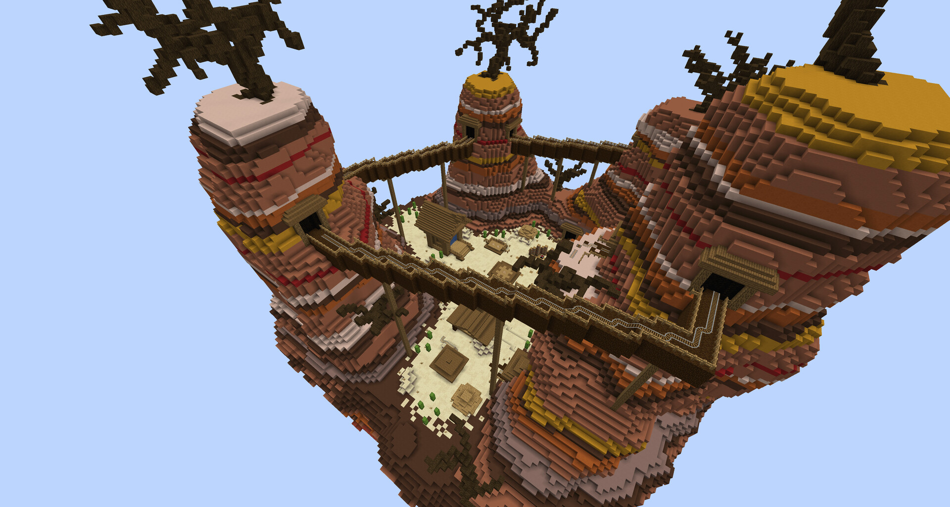 COMMISSION | Wild West Faction Spawn Minecraft Map