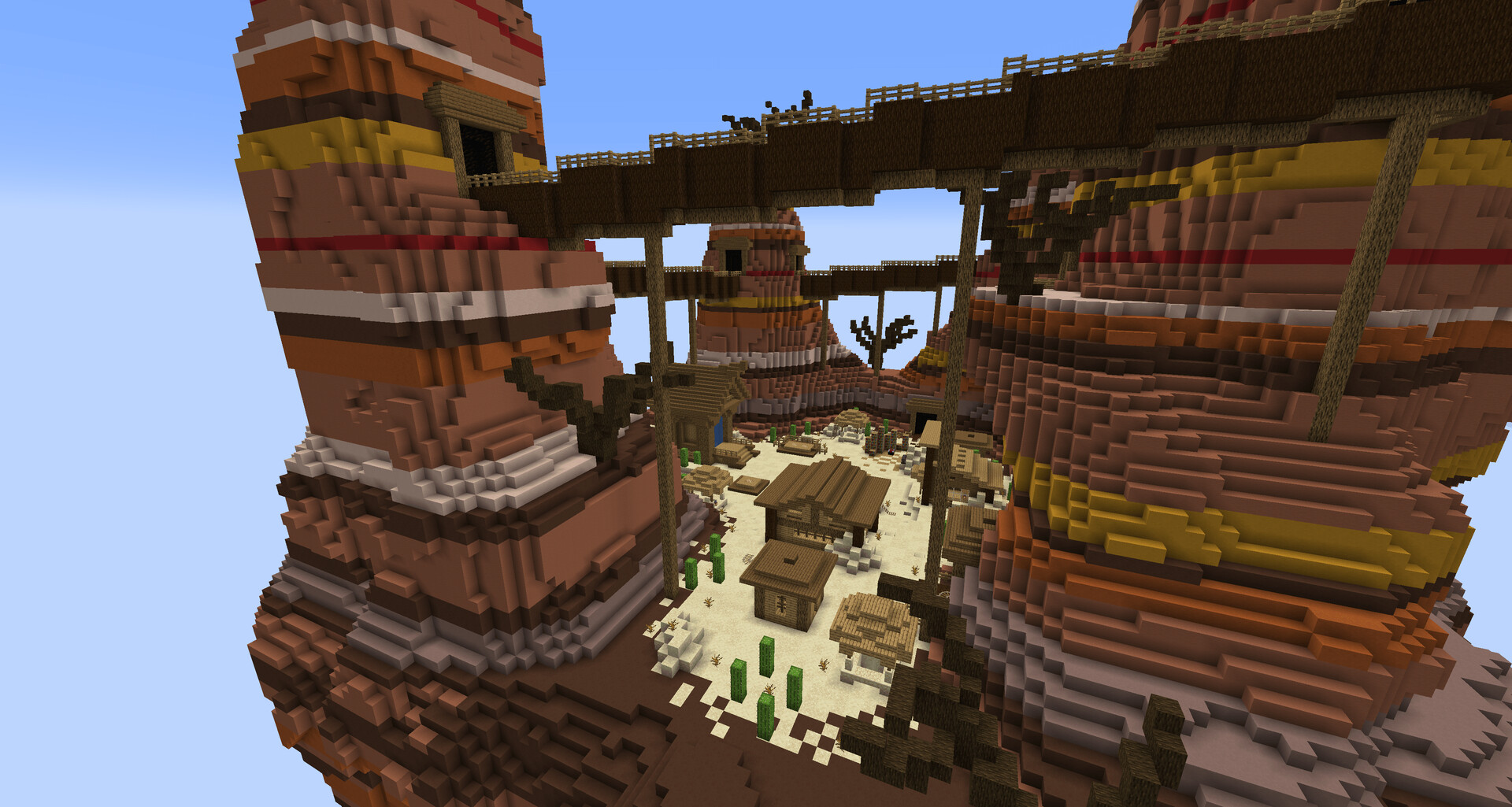 COMMISSION | Wild West Faction Spawn Minecraft Map