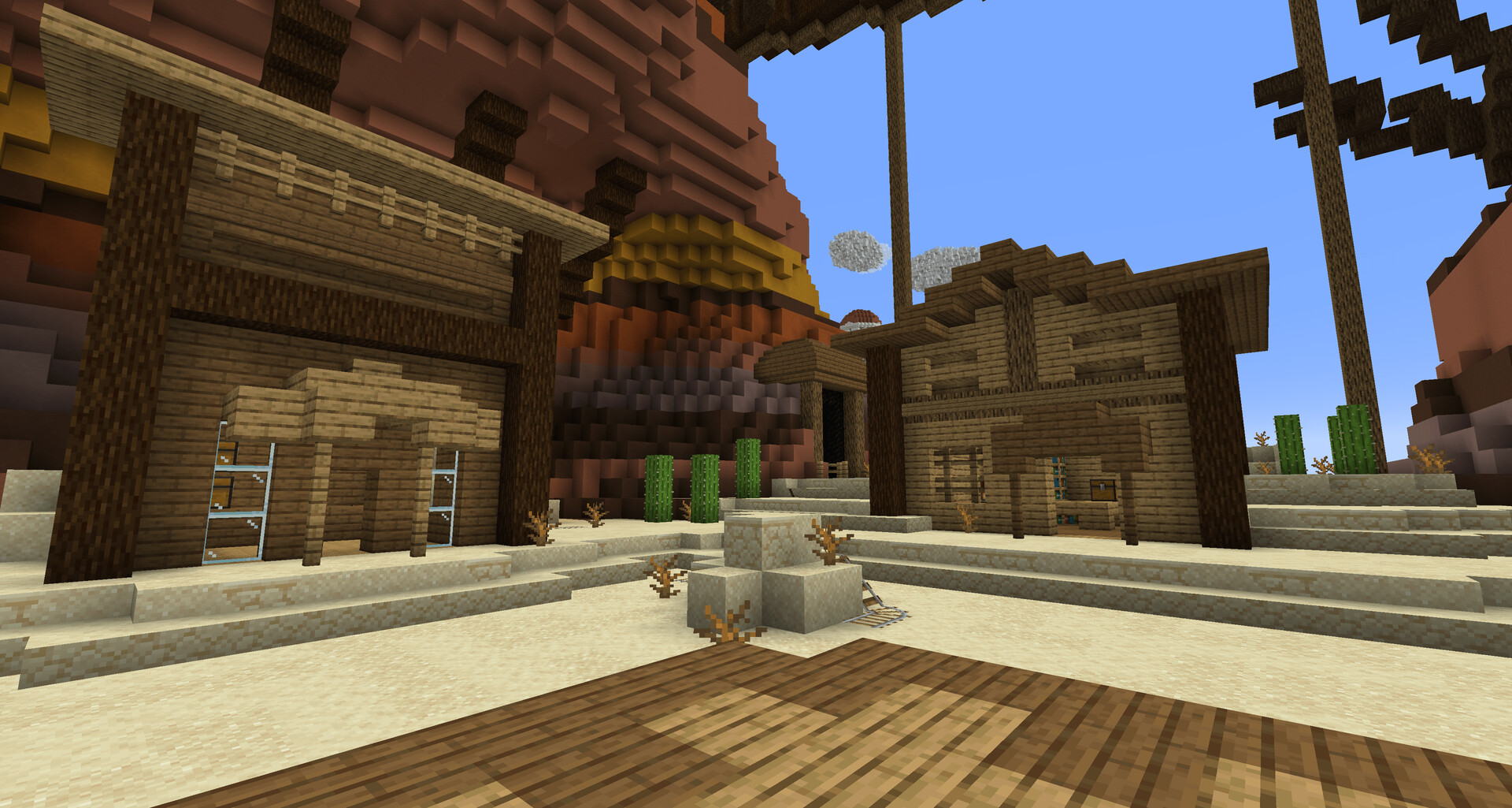COMMISSION | Wild West Faction Spawn Minecraft Map