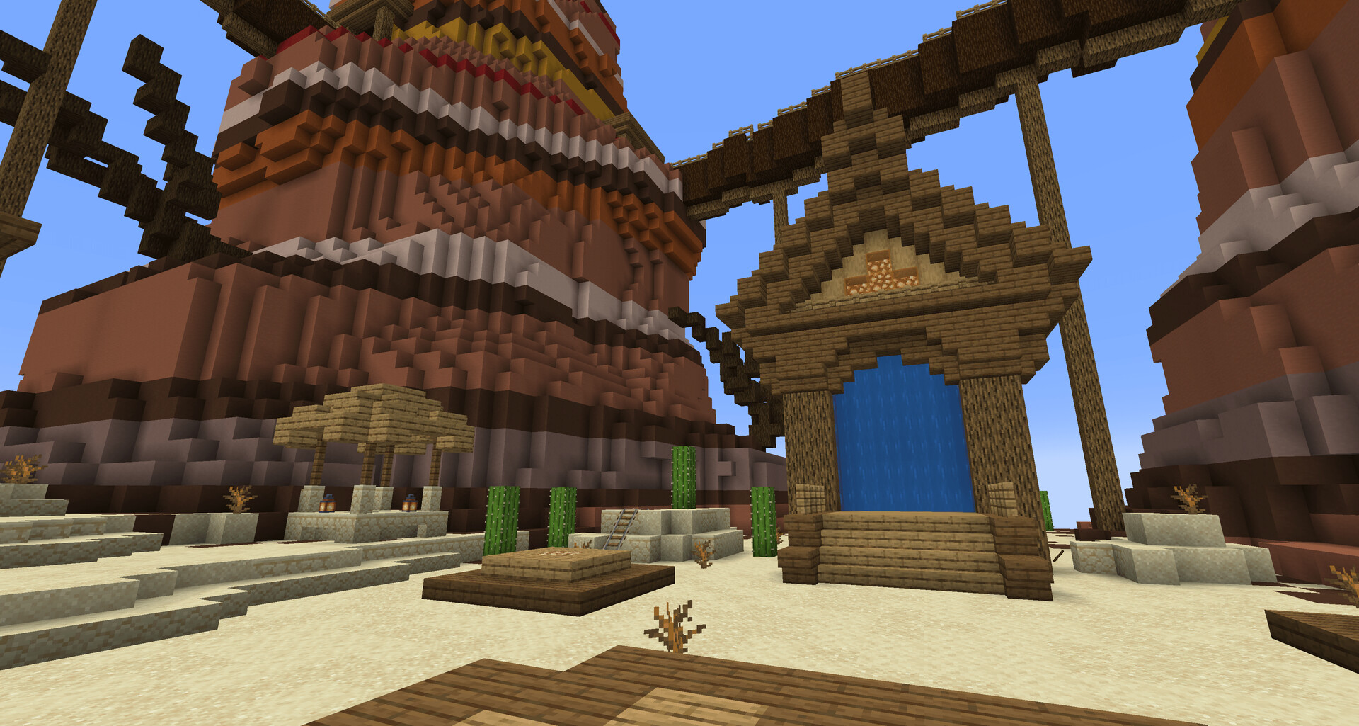 COMMISSION | Wild West Faction Spawn Minecraft Map