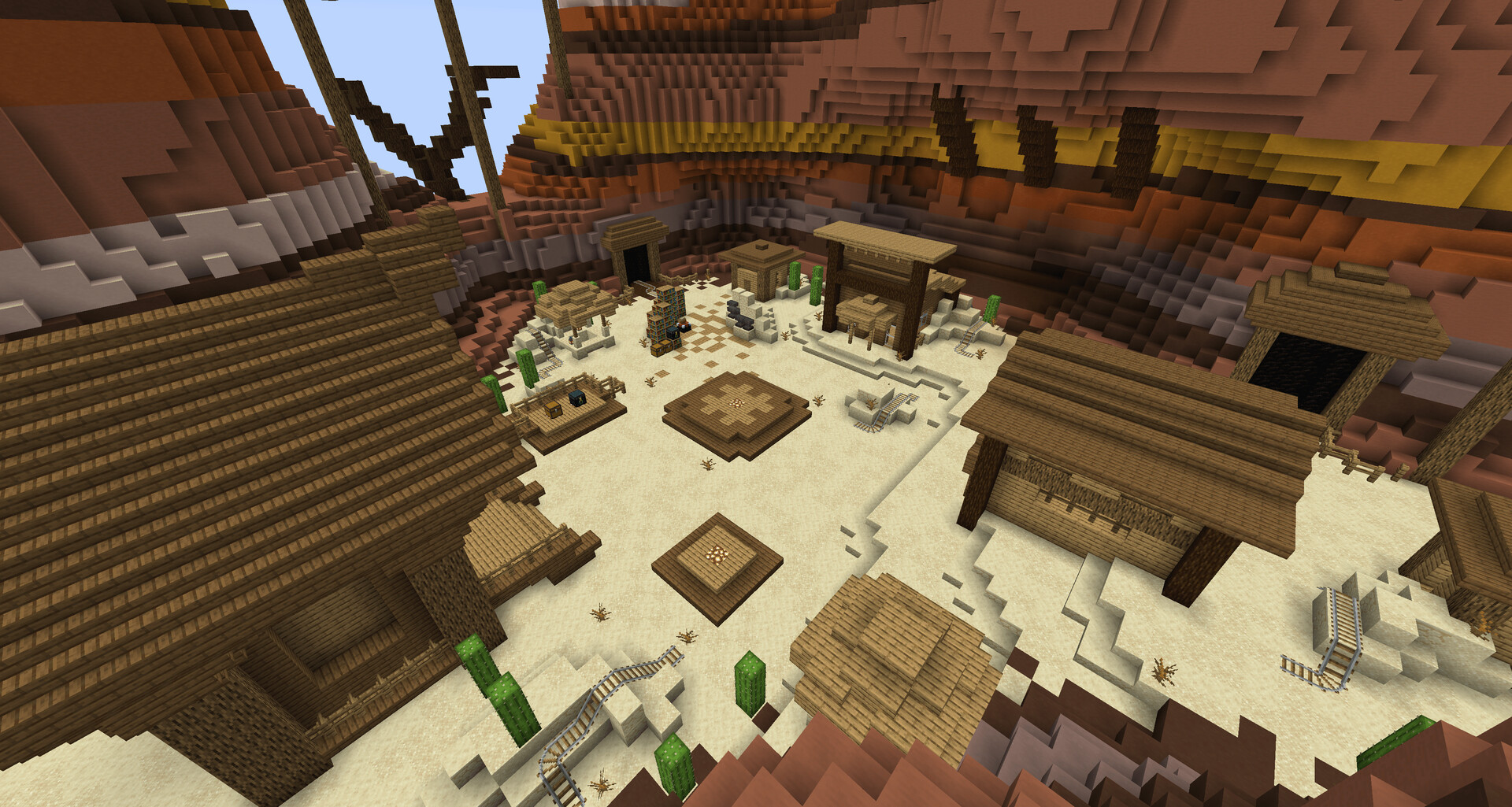 COMMISSION | Wild West Faction Spawn Minecraft Map
