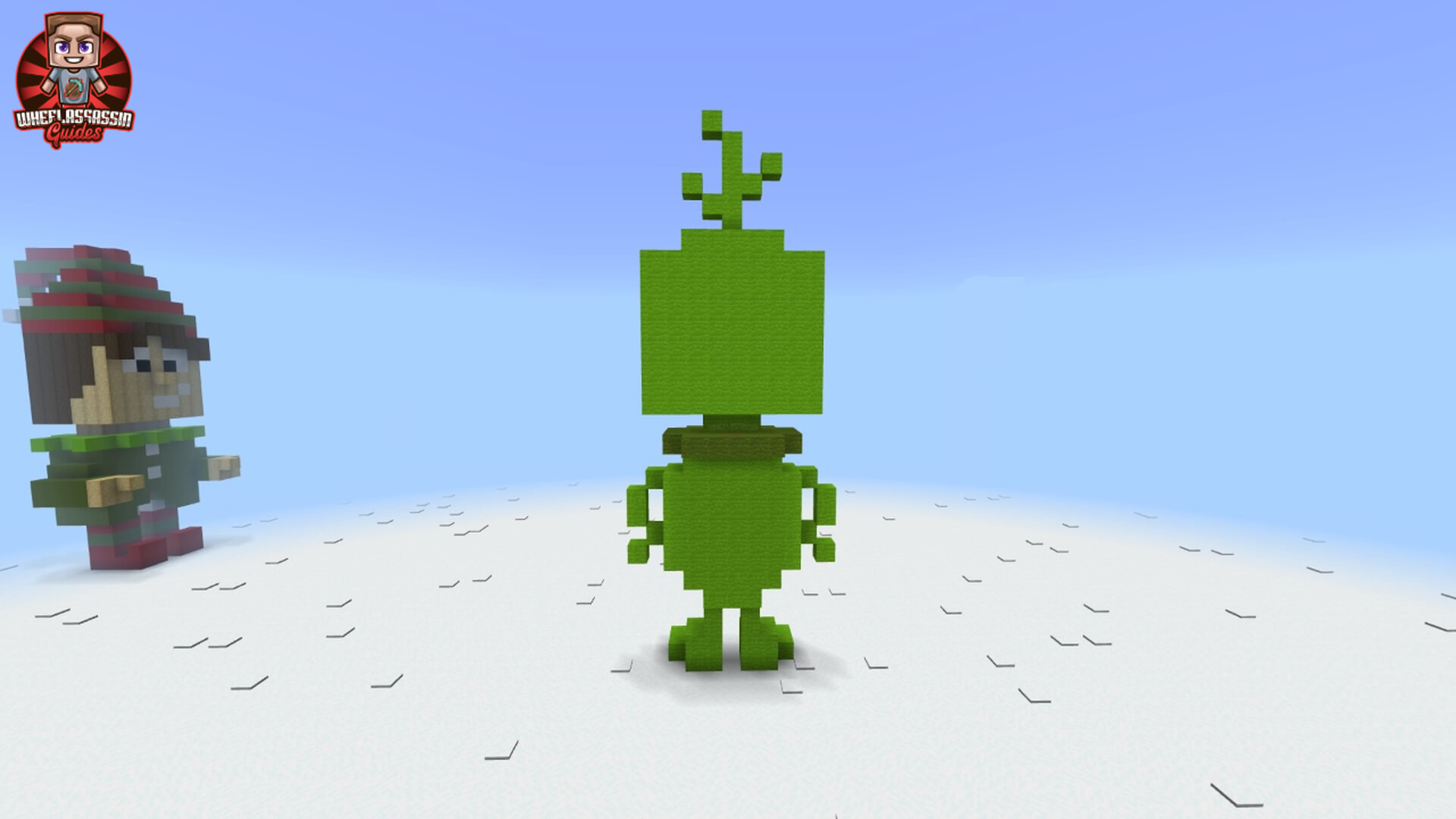 My 2020 Grinch Vs My 2021 Grinch and Max Statues Minecraft Map