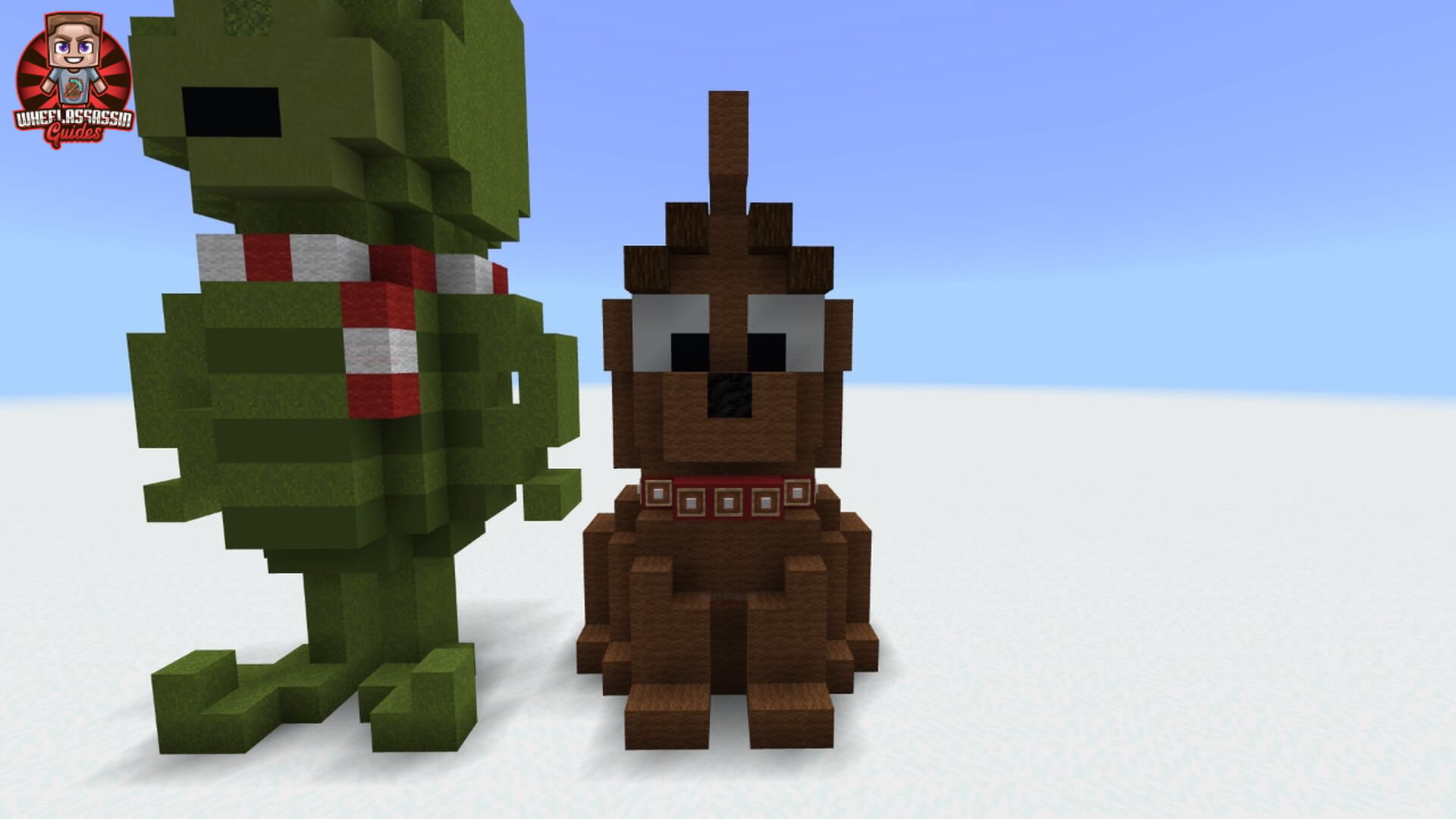 My 2020 Grinch Vs My 2021 Grinch and Max Statues Minecraft Map