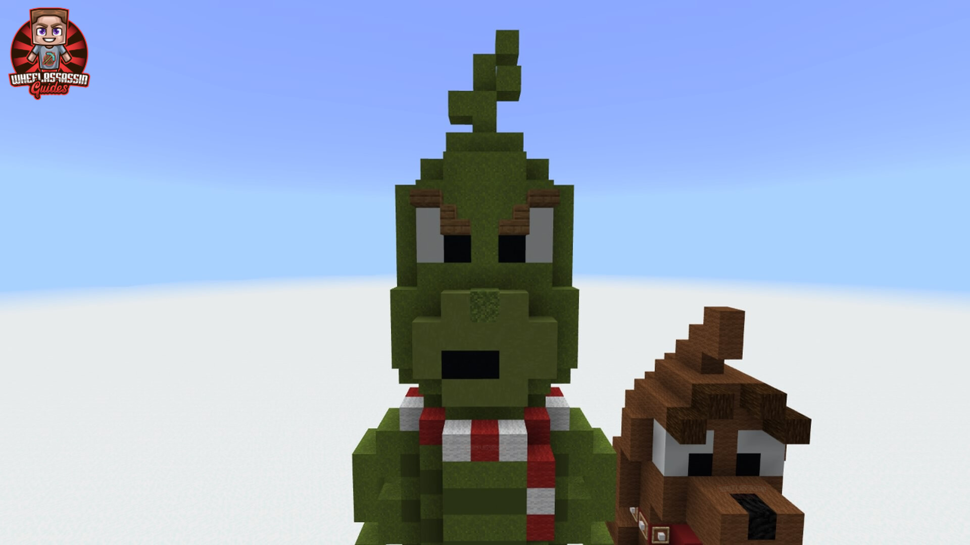My 2020 Grinch Vs My 2021 Grinch and Max Statues Minecraft Map