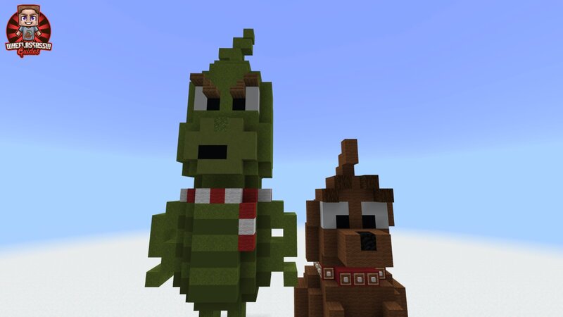 My 2020 Grinch Vs My 2021 Grinch and Max Statues Minecraft Map