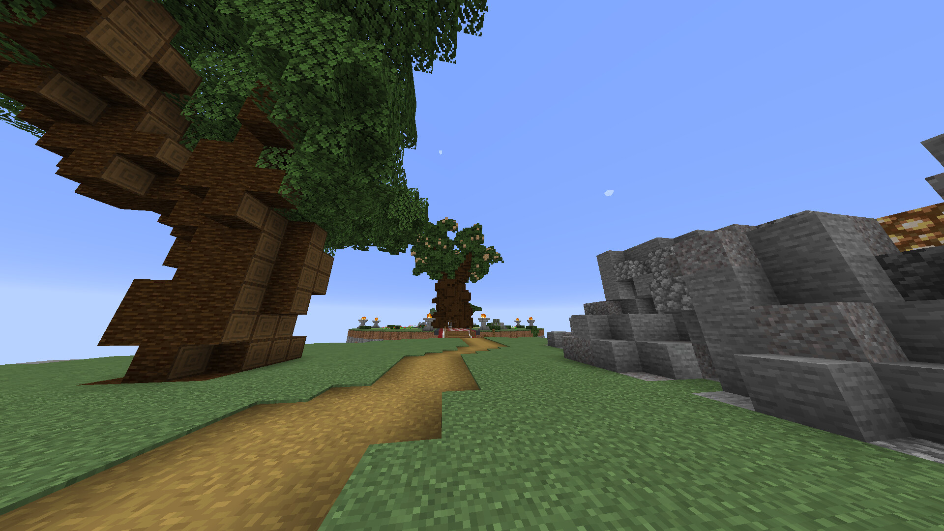 LuckyBlockBattle map for 3 Players 1v1v1, Fight Arena Minecraft Map